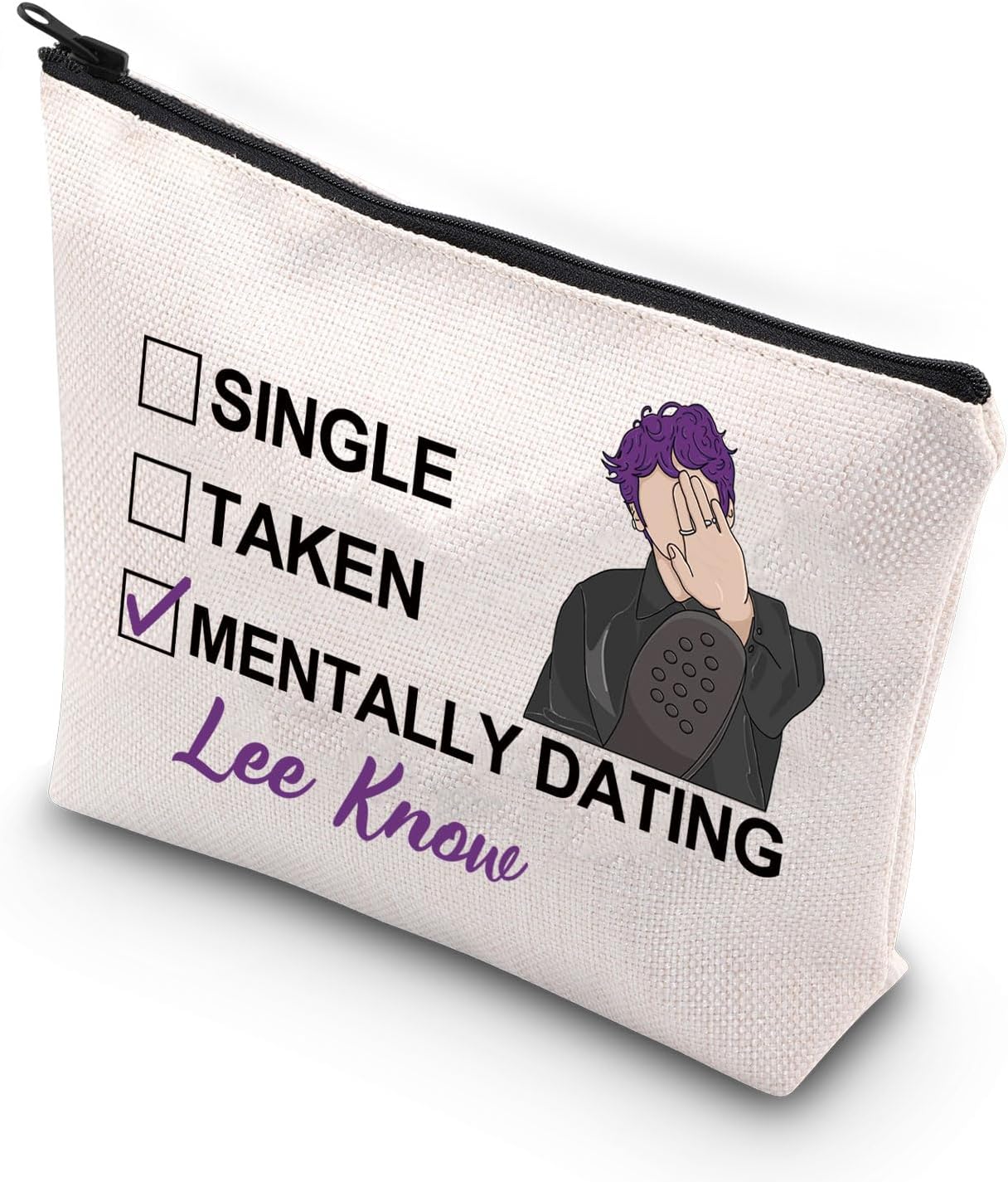 Amazon.com: JNIAP SKZ Lee Makeup Bag Lee Leebit Gifts Single Taken ...