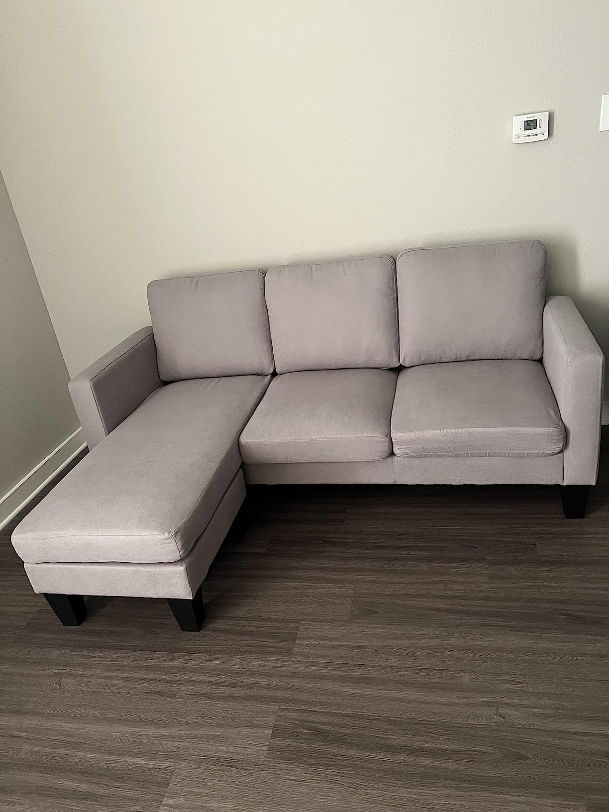 $43/mo - Finance JUMMICO Convertible Sectional Sofa Couch, L-Shaped ...