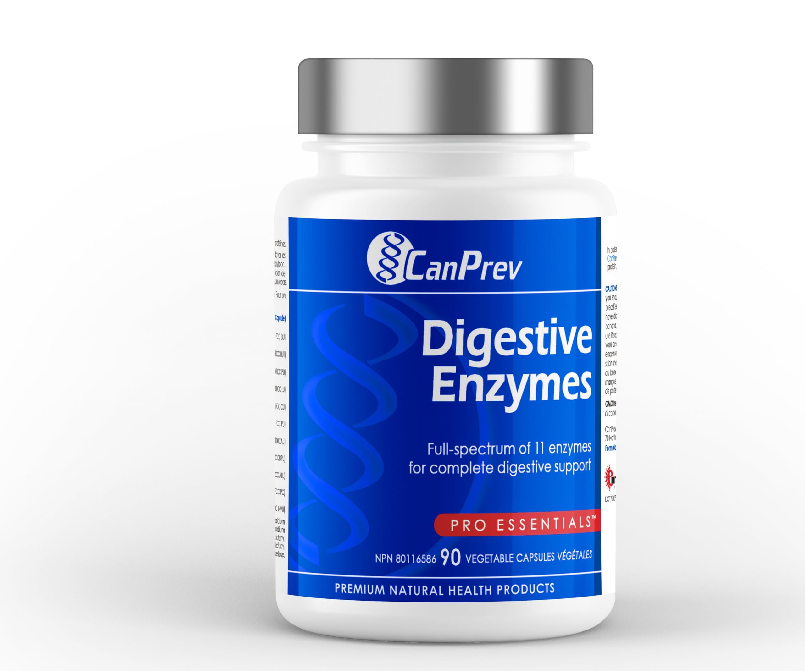 CanPrev - Digestive Enzymes Supplement, 90 v-Caps - Enzymes for ...