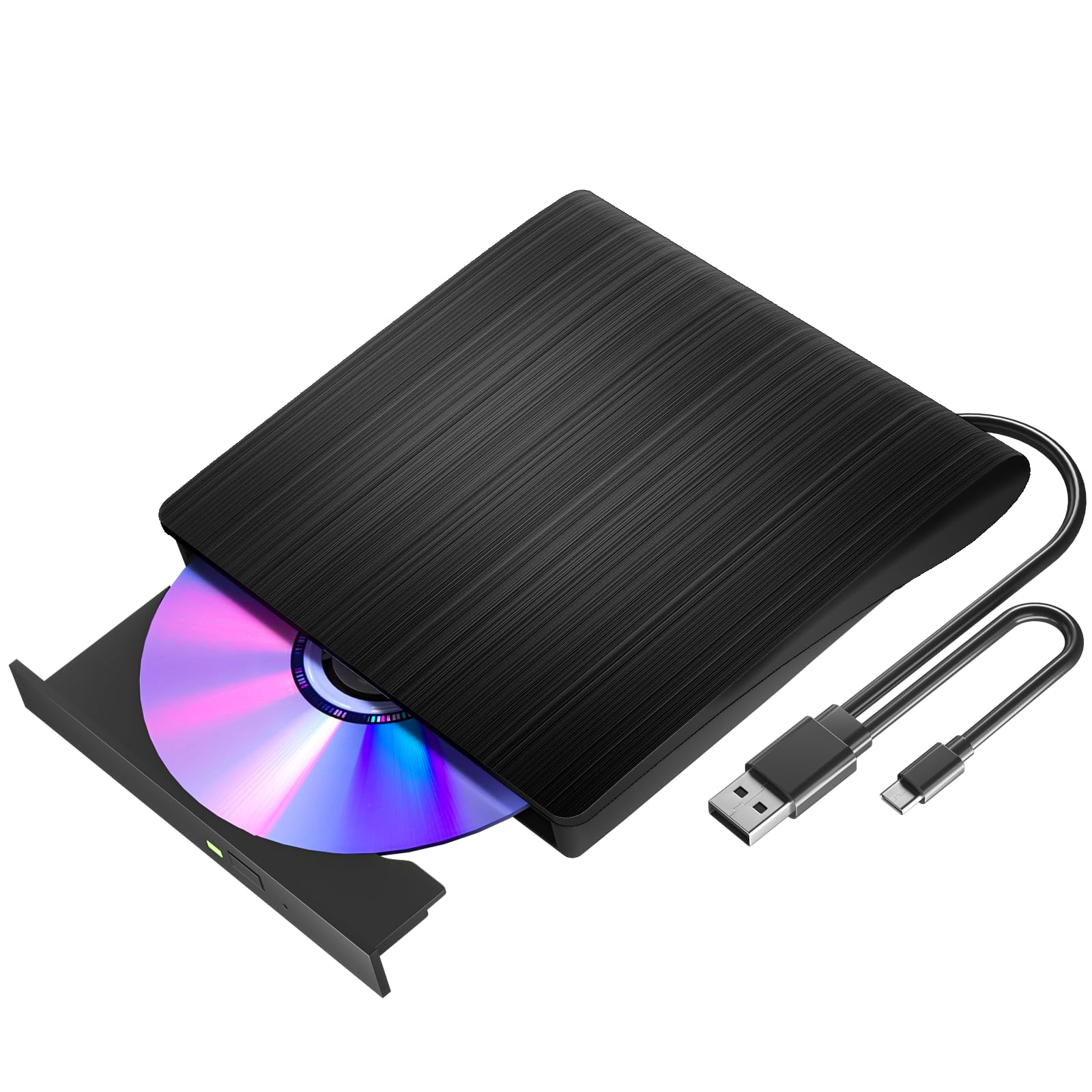 Amazon.com: External DVD Drive, CD ROM +/-RW Portable CD Burner, USB 3. ...