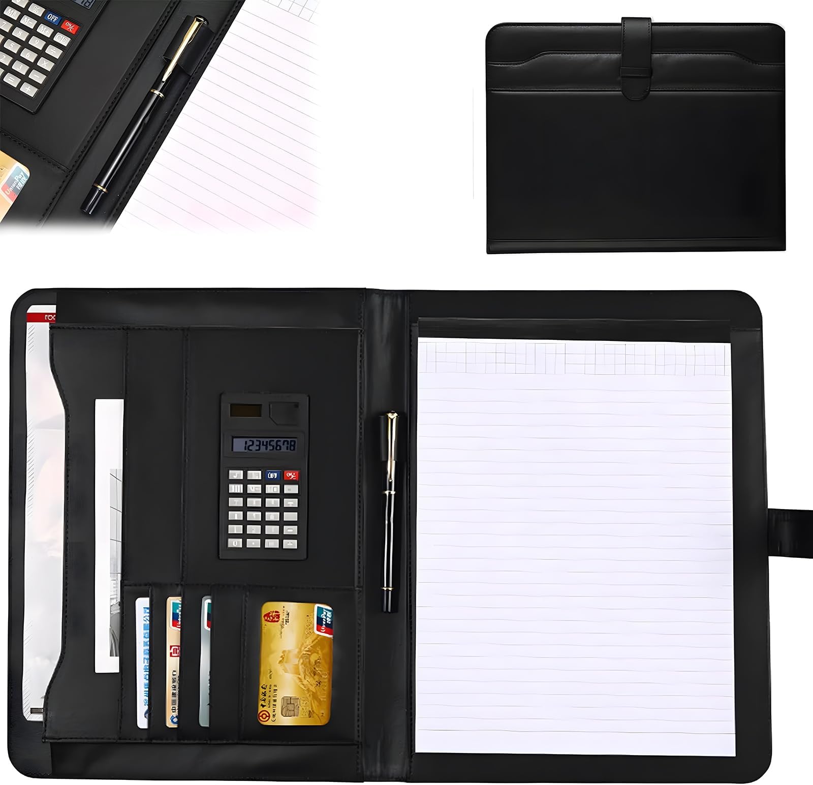 Padfolio Carpeta Organizador Profesional con block de notas incluido ...