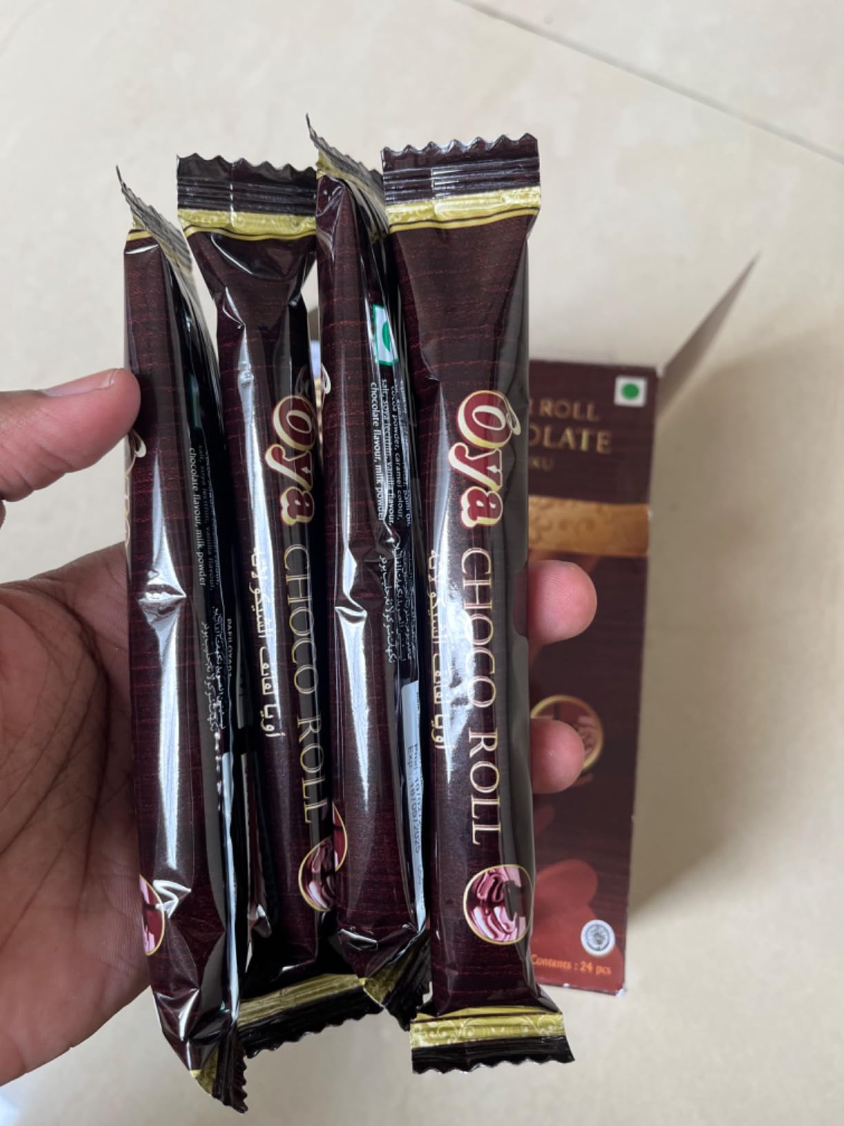 Oya Cigarku Chocolate Flavoured Sticks — | (Cigarku Rolls) (450g ...