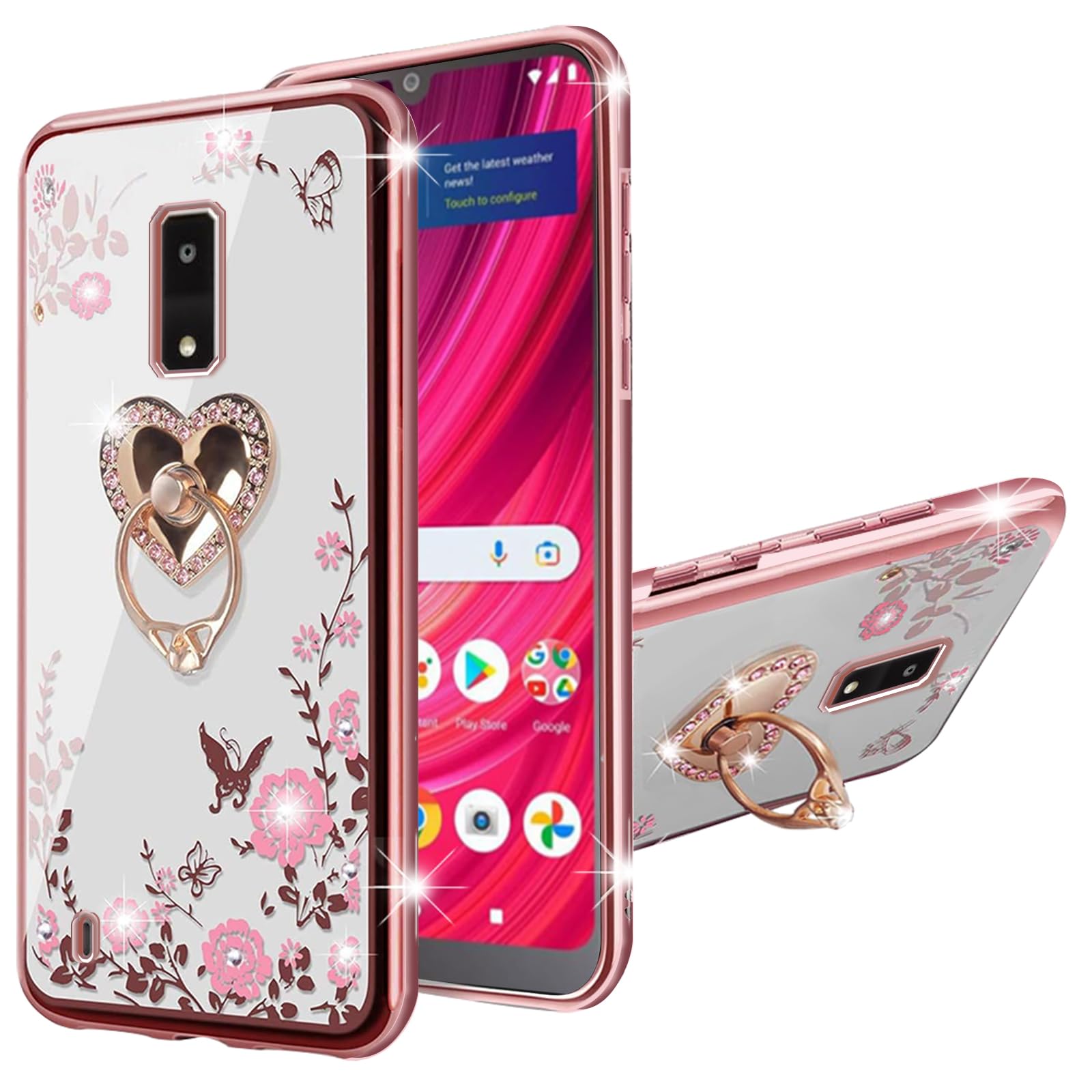 Amazon.com: for BLU View 4 Case, BLU View4 B135DL Case for Women ...