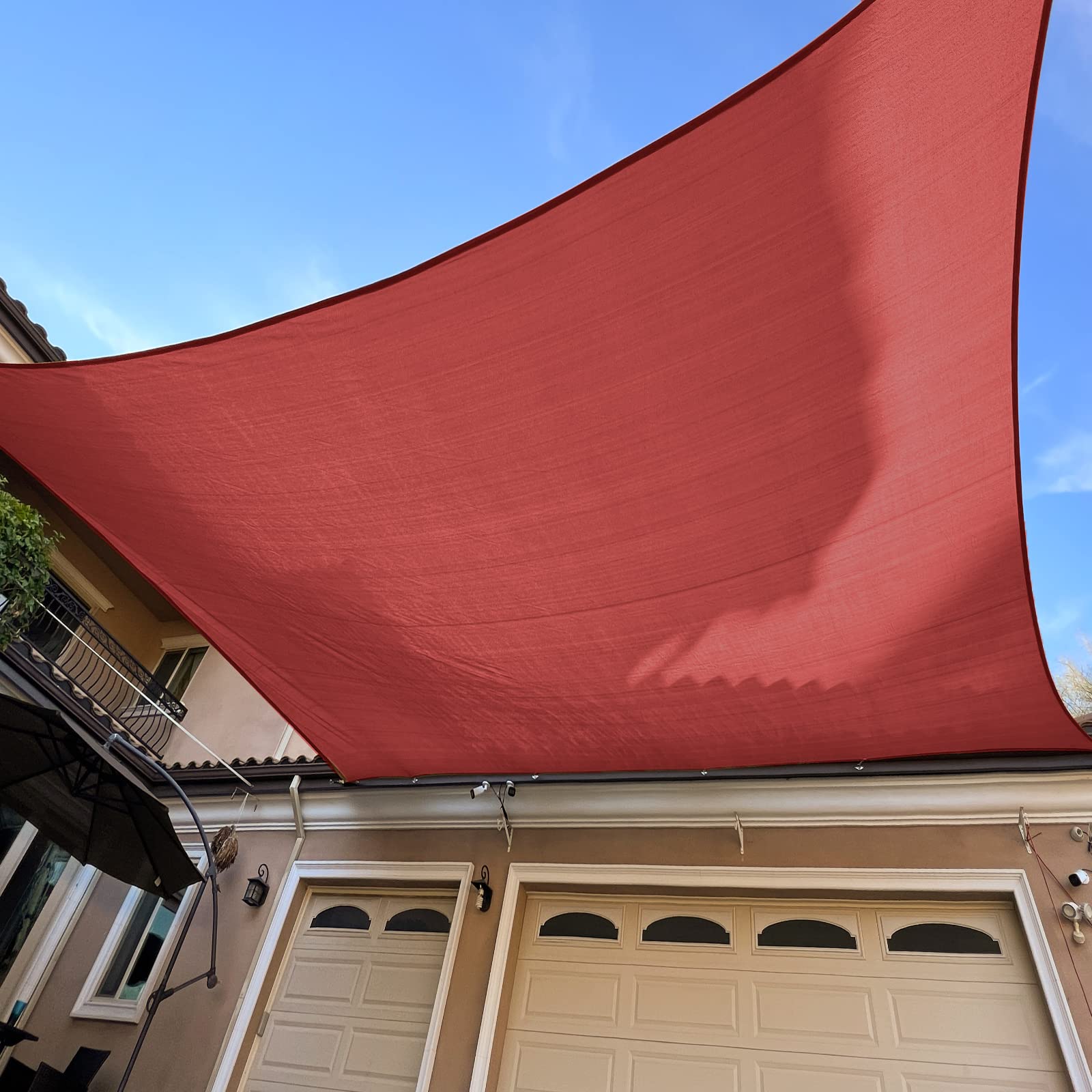 Amazon.com : Rectangle Sun Shade Sail Canopy, 6' x 14' Patio Shade ...