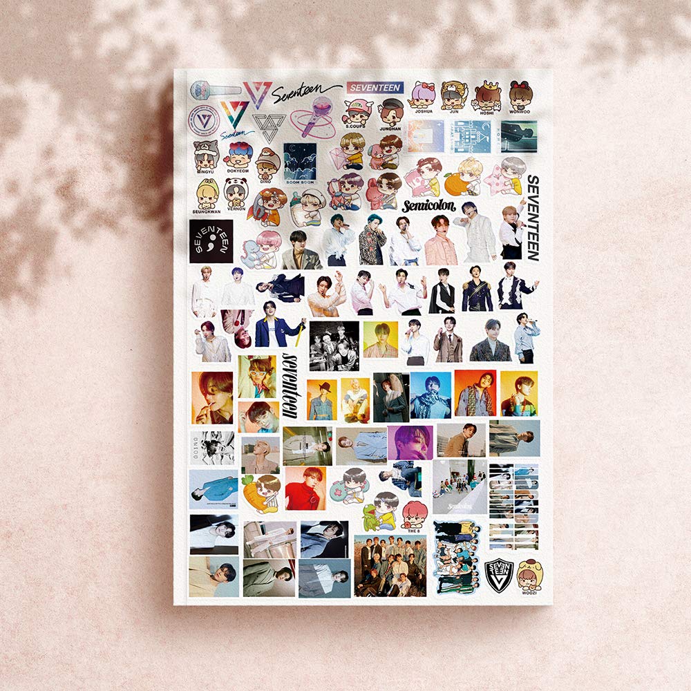 Seventeen Sticker Pack 85Pcs Sticker Semicolon Cartoon Sticker for ...