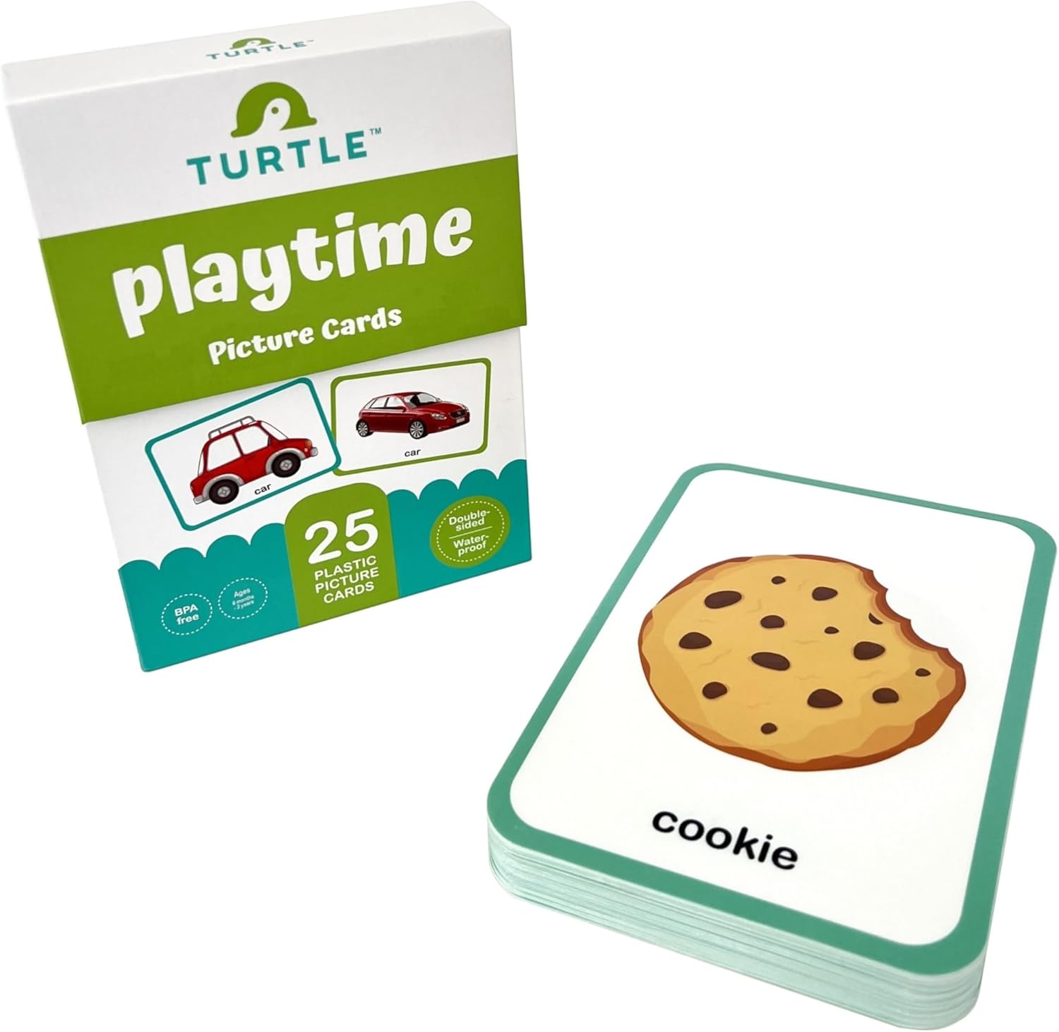 Amazon.com: Playtime Picture Cards, 25 Bright and Colorful Plastic ...