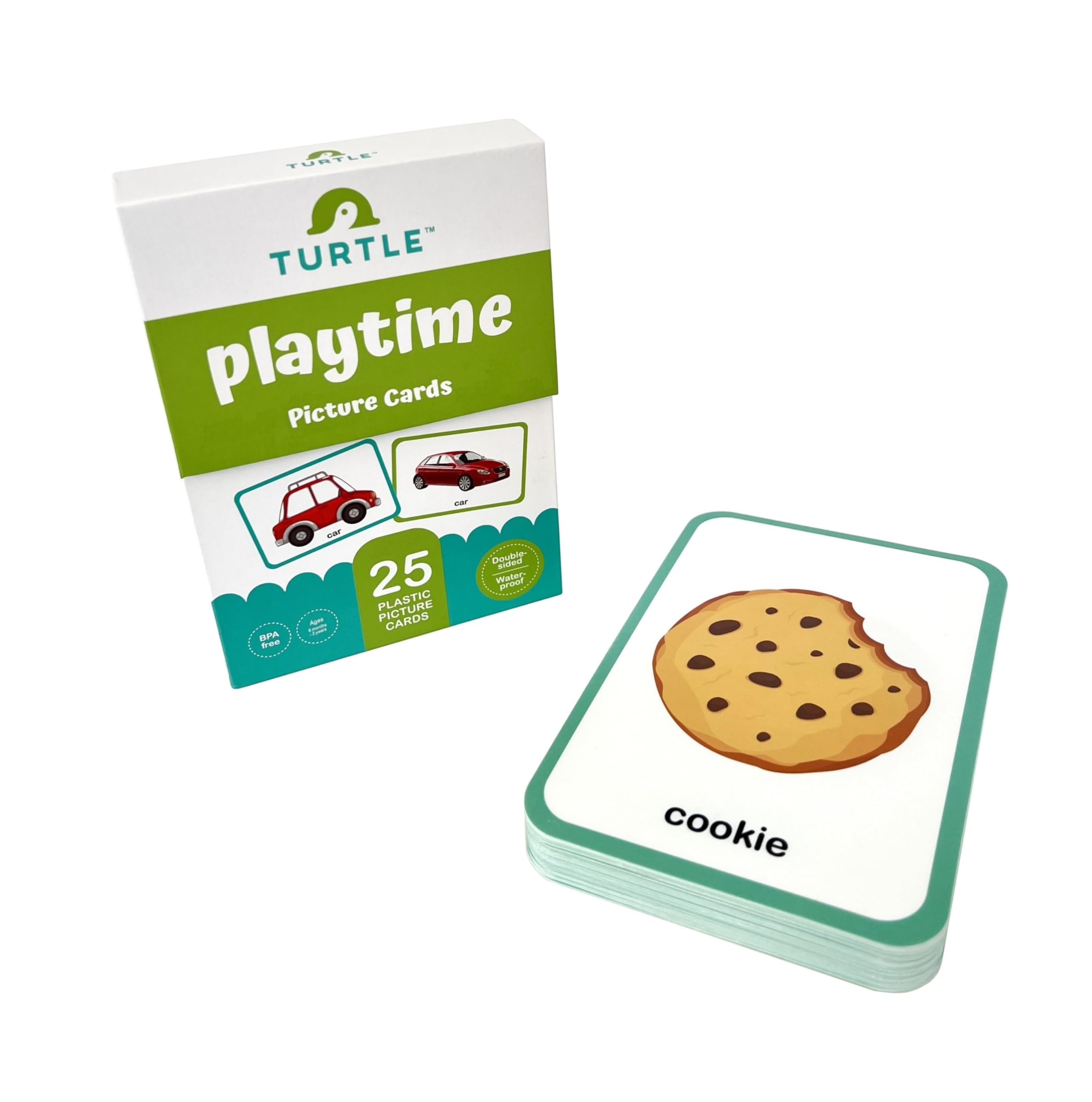Amazon.com: Playtime Picture Cards, 25 Bright and Colorful Plastic ...
