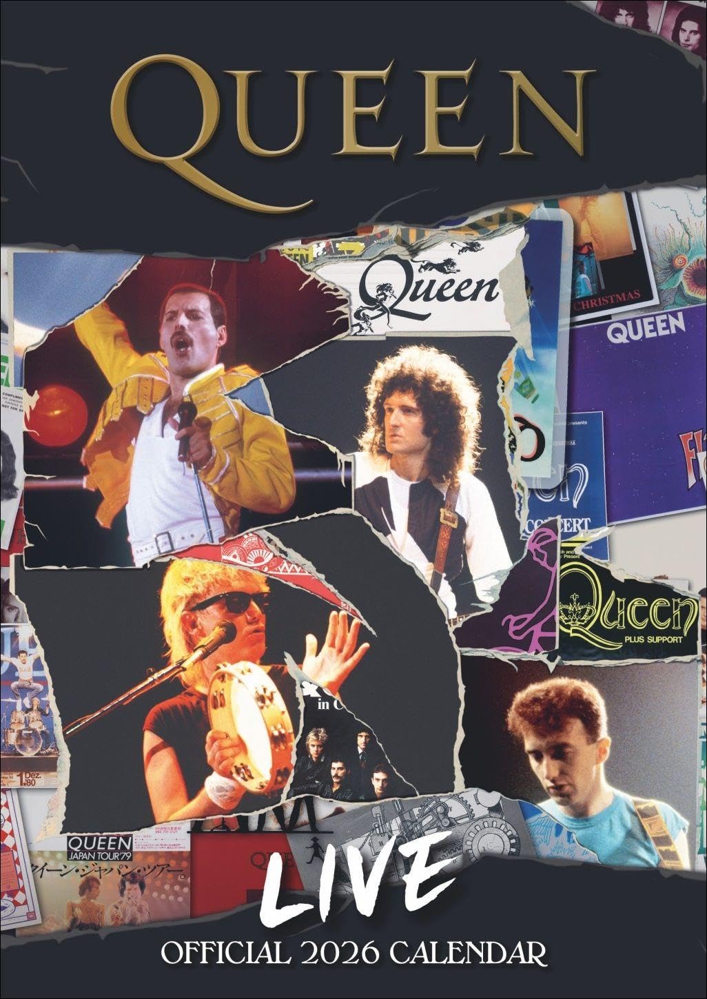 Queen Posterkalender 2026: Großer Wandkalender mit beeindruckenden ...