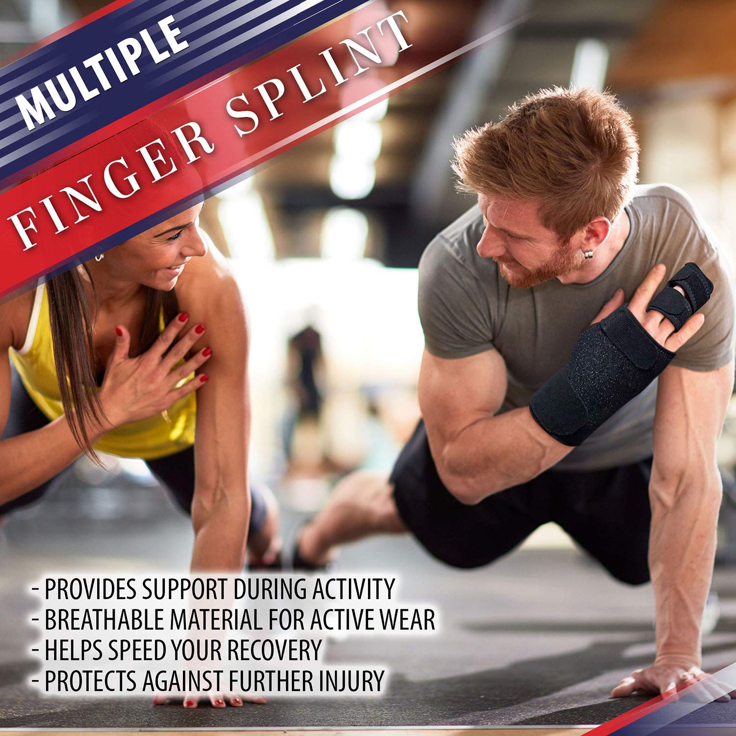 Trigger Finger Splint Finger Brace – Supports Two or Three Fingers ...