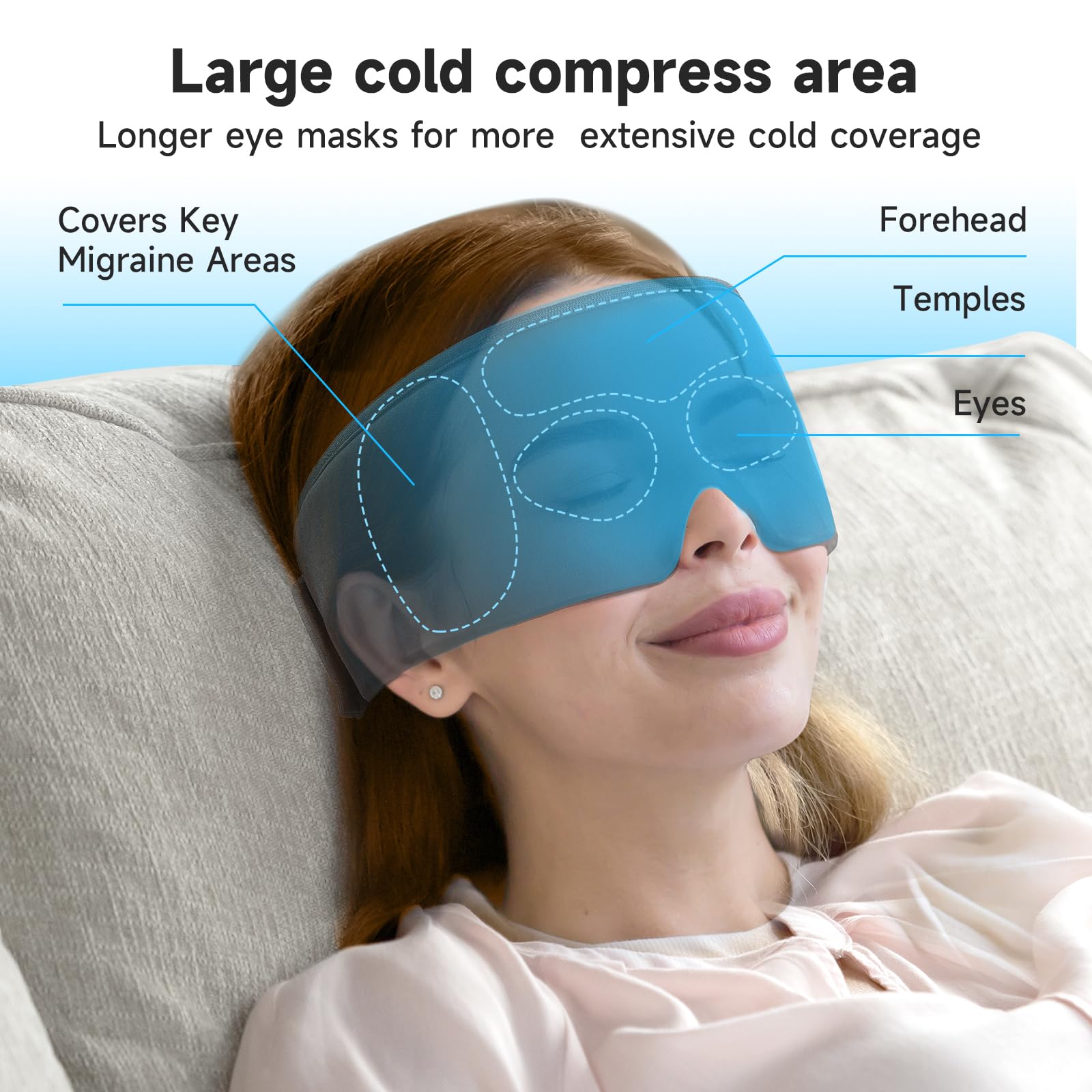 Snapklik.com : Cooling Eye Mask, Soft Cold Sleep Mask For Dry Eyes ...