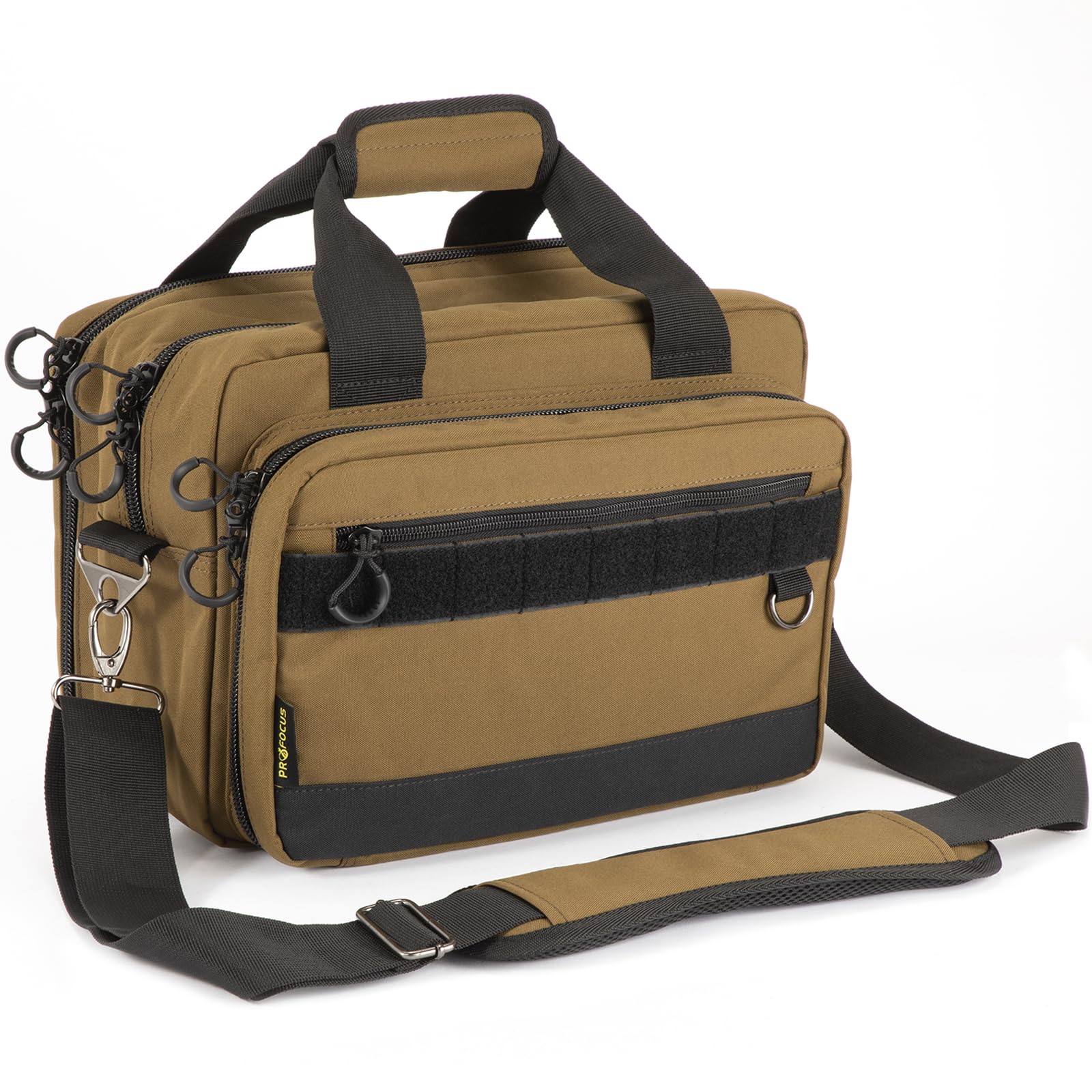 Snapklik.com : PROFOCUS Range Bag Dual Pistol Bag Revolver Bag Gun ...