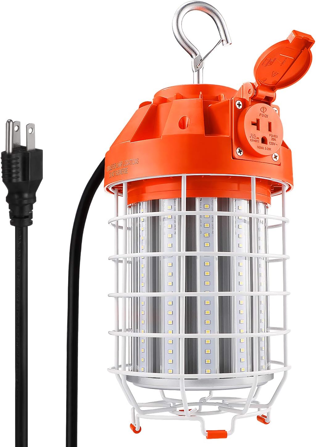 LEONLITE 100W LED Temporary Work Light Linkable, UL-Listed Jobsite ...
