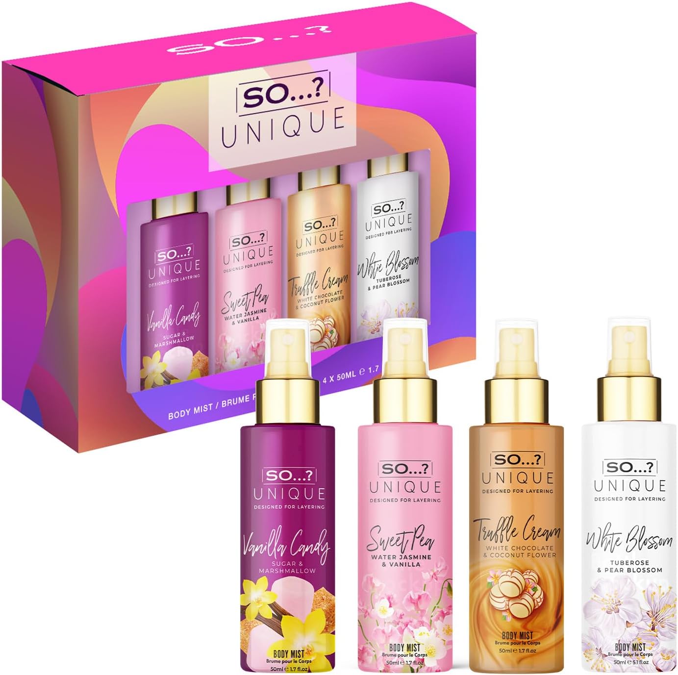 Amazon.com : So…?...? Unique Body Mist Set - Perfumes for Women - Gifts ...
