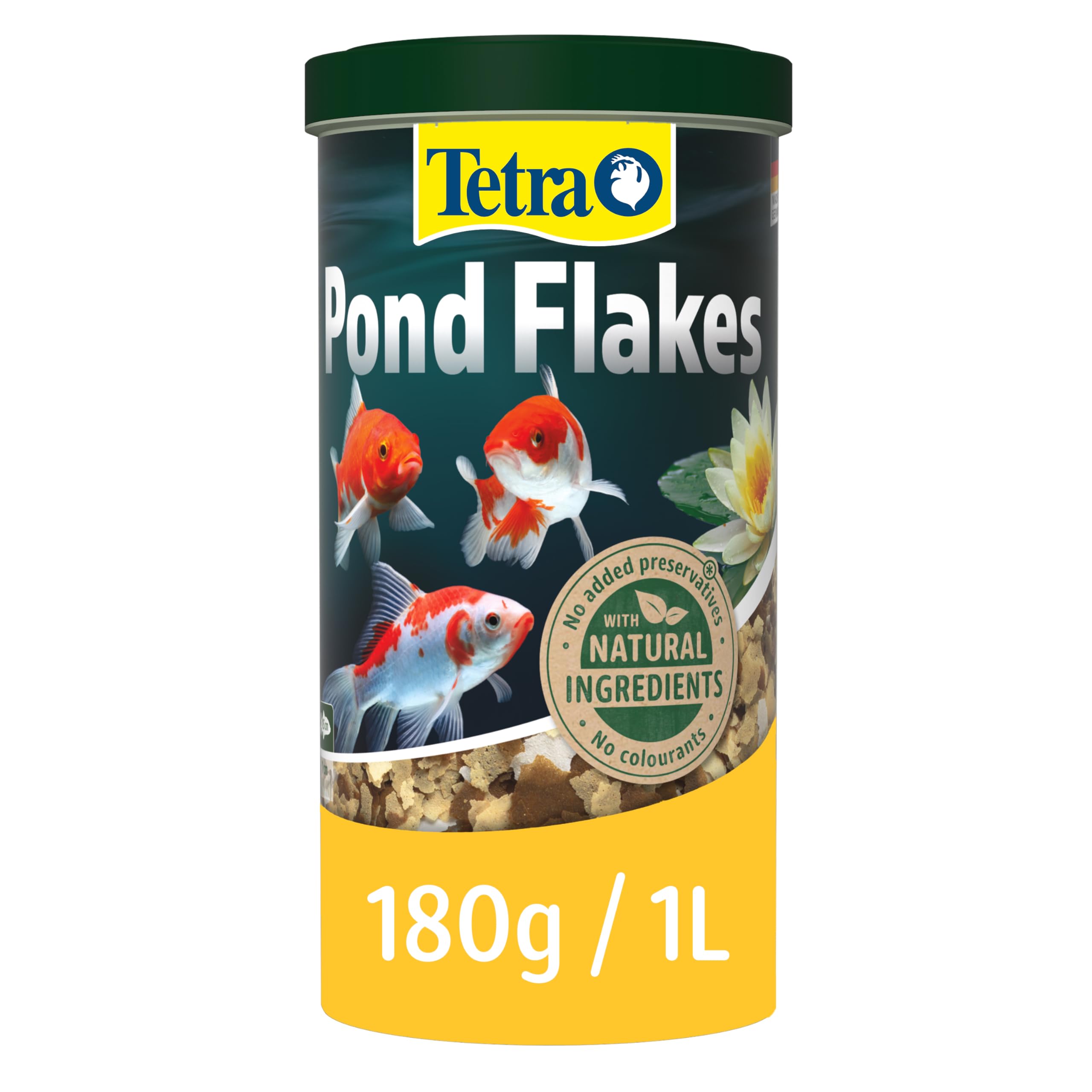 Tetra Pond Flakes, Complete Fish Food for Small and Young Pond Fish, 1 ...
