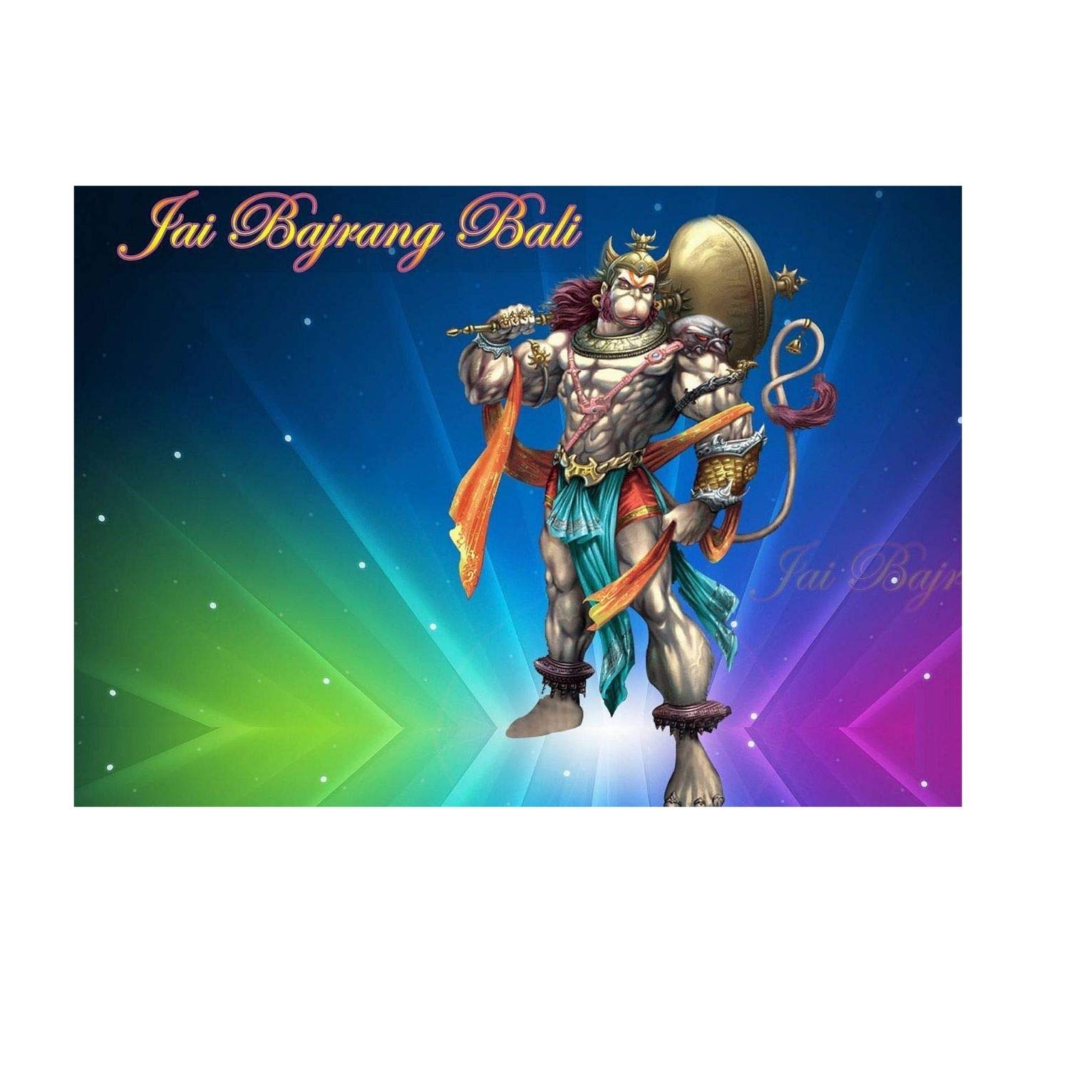 Lord Hanuman Angry In 3d