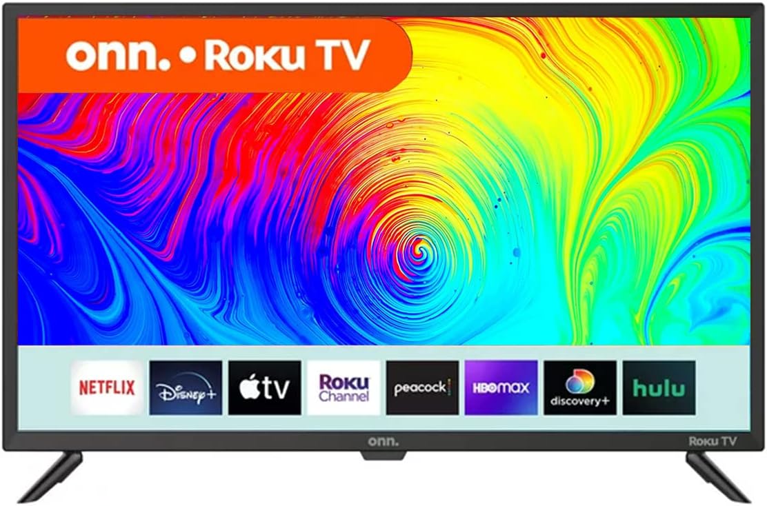 Amazon.com: ONN 32-inch Roku Smart TV LED + Free Wall Mount with Wi-Fi ...