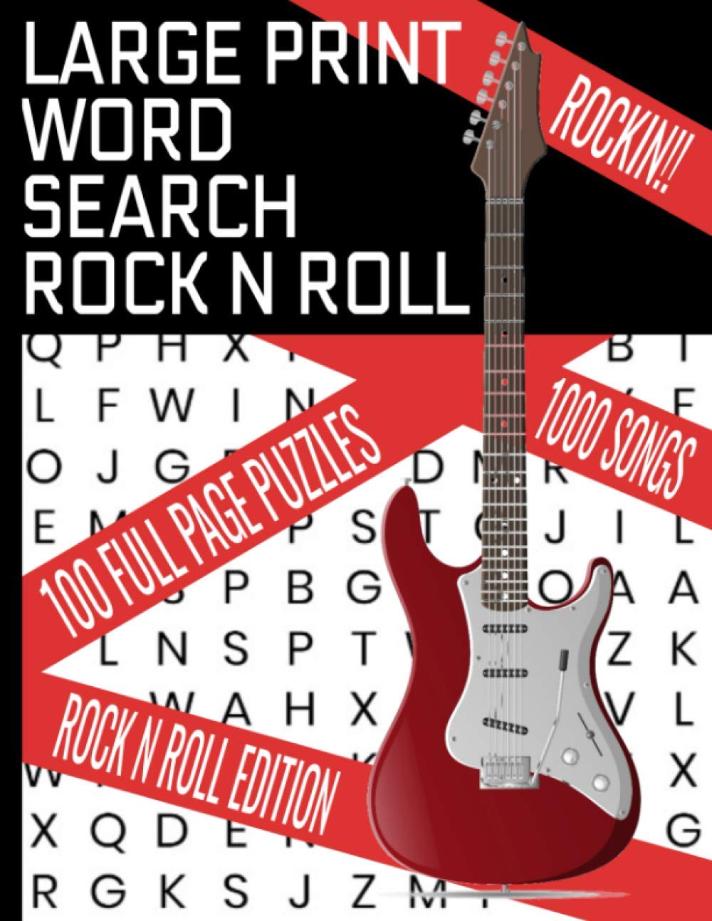 Amazon.com: LARGE PRINT WORD SEARCH ROCK N ROLL: THIS WORD FIND PUZZLE ...