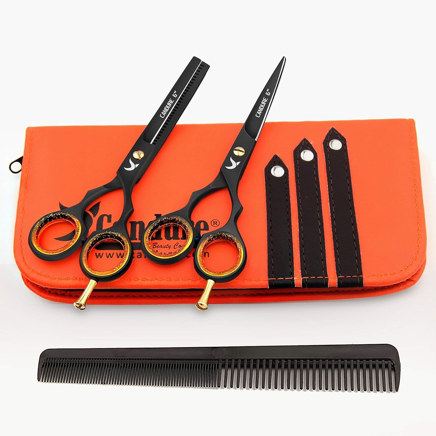 Candure Hair Cutting Scissors Professional Shears Set Hairdressing ...