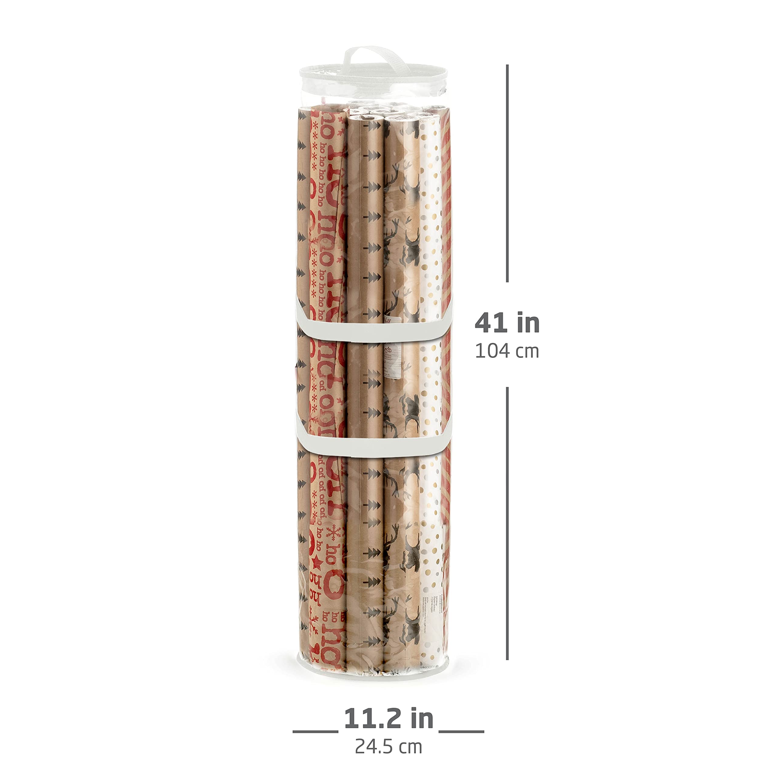 Gift Bag Storage Organizer ZOBER Wrapping Paper Storage Bag – 40 Inch ...