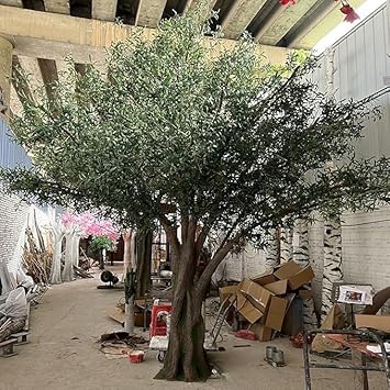 Sohodoo Large Faux Olive Tree 6-10ft, Fake Olive Tree for Home House ...