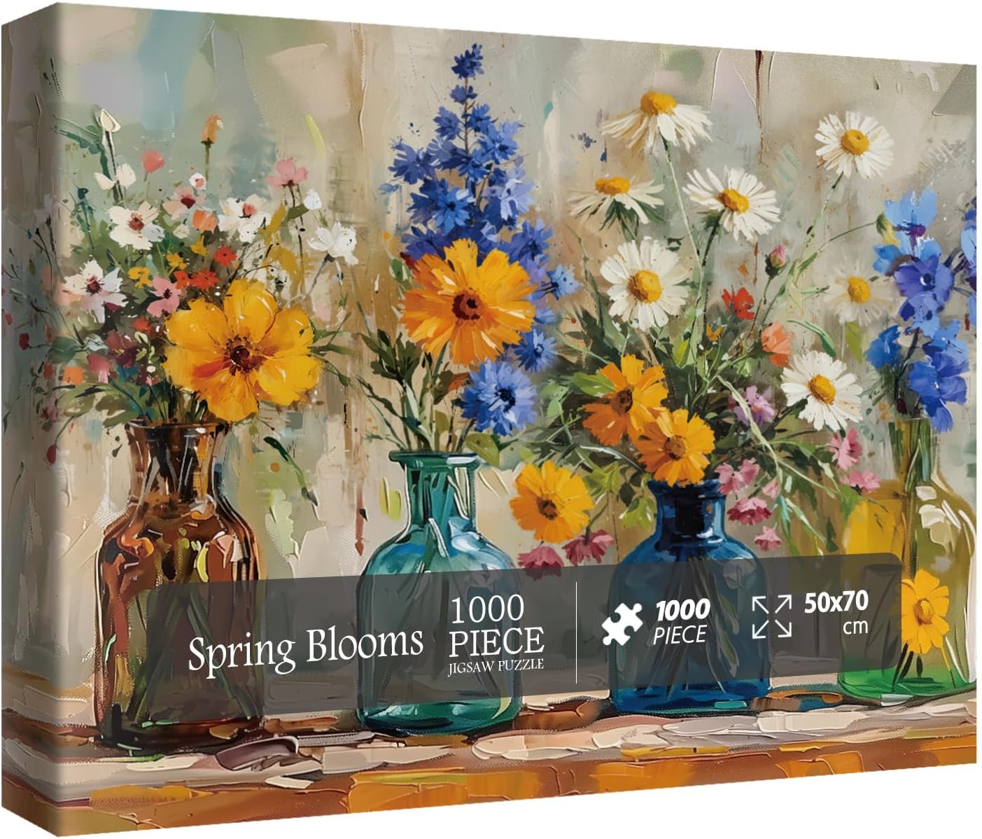 Amazon.com: BBOLDIN Colorful Spring Flower Puzzles for Adults 1000 ...