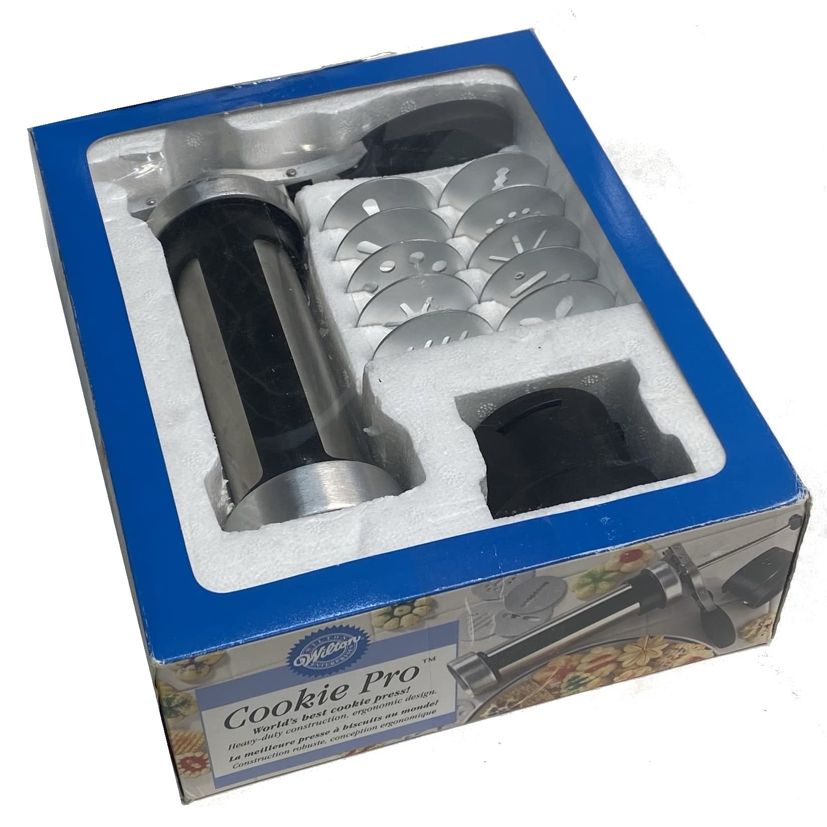 Amazon.com: Wilton Cookie Pro Cookie Press with 10 Cookie Discs: Home ...