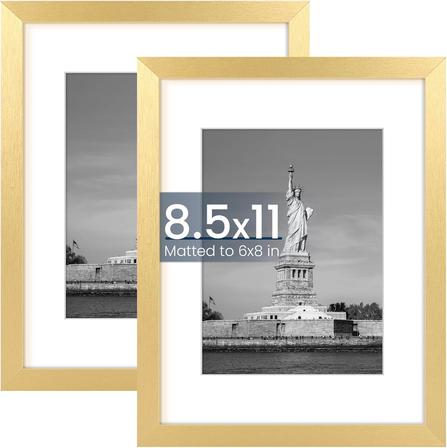 Amazon.com: ENJOYBASICS 8.5 x 11 Picture Frame, Display Poster 6x8 with ...