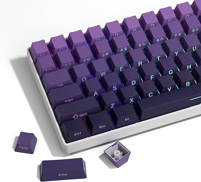 Amazon.com: XVX Side Print Keycaps, Shine Through Double Shot PBT ...