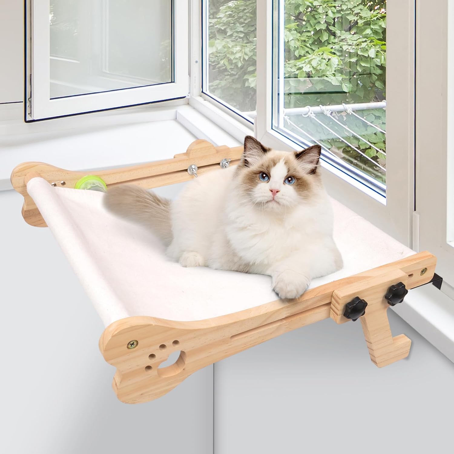 Amazon.com : Neptunegym Cat Hammock Window Perch,Cat Bed Window, Sturdy ...