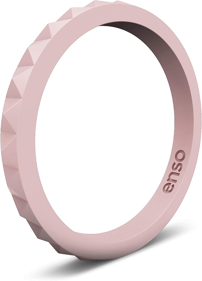 Amazon.com: Enso Rings Stackable Pyramid Silicone Wedding Ring ...