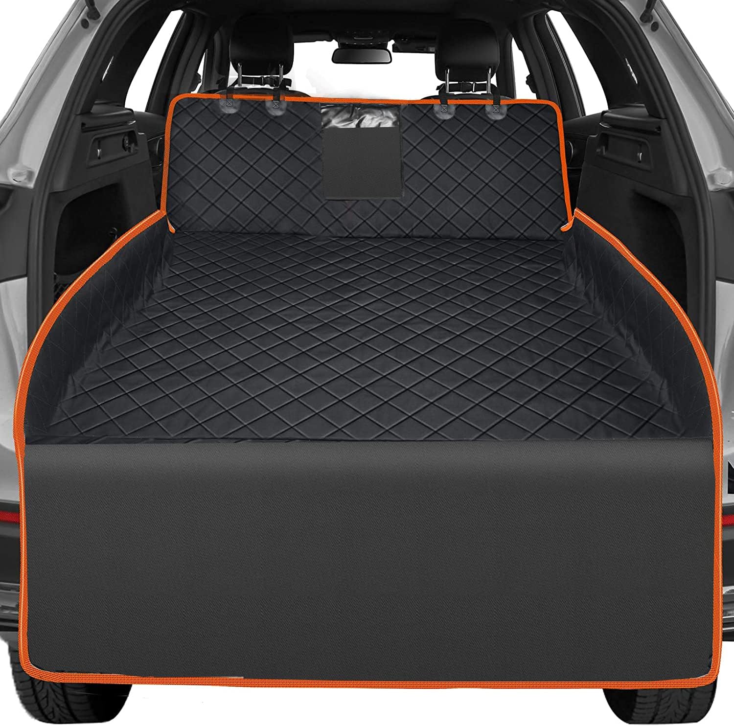 Dog Trunk Cargo Cover with Bumper Flap Protection, FLYZCKJ Oversized ...