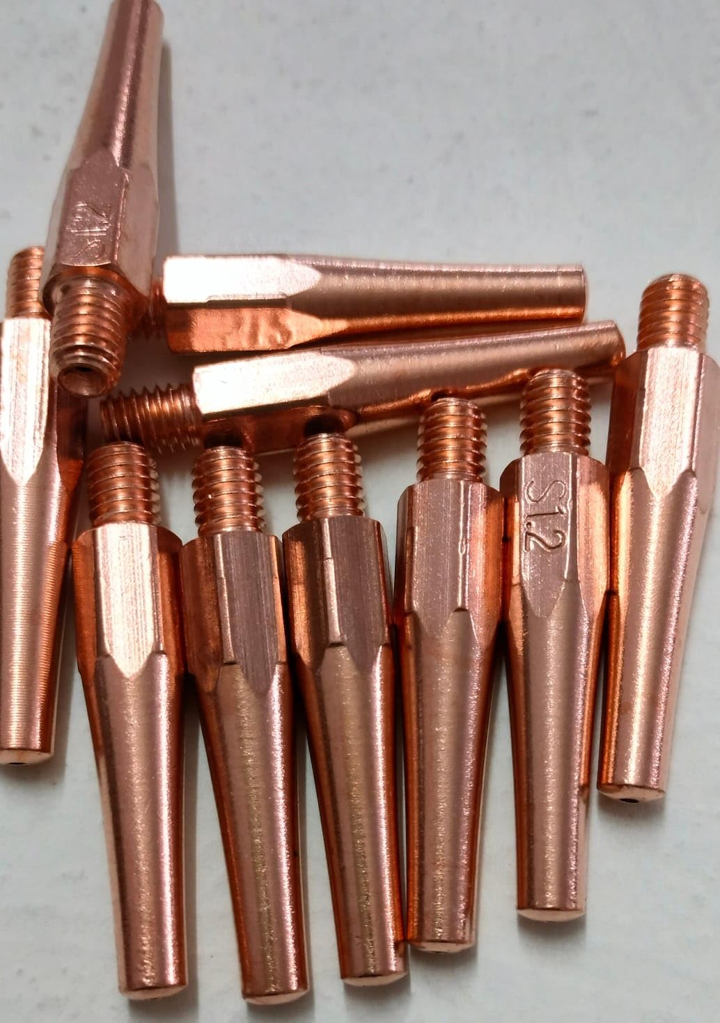 NG WELD MIG WELDING CONTACT TIP M6*45 * 1.2MM (10 PIC SET) : Amazon.in ...