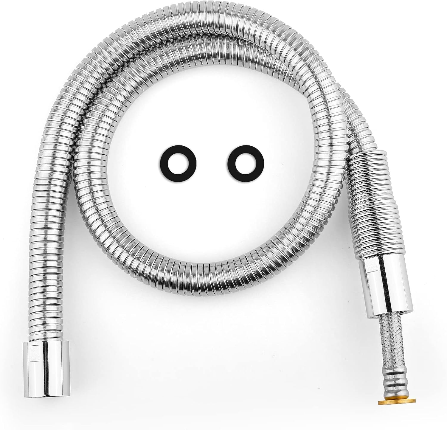 Launceter 38” Stainless Steel Hose for All Commercial Pre-Rinse Kitchen ...