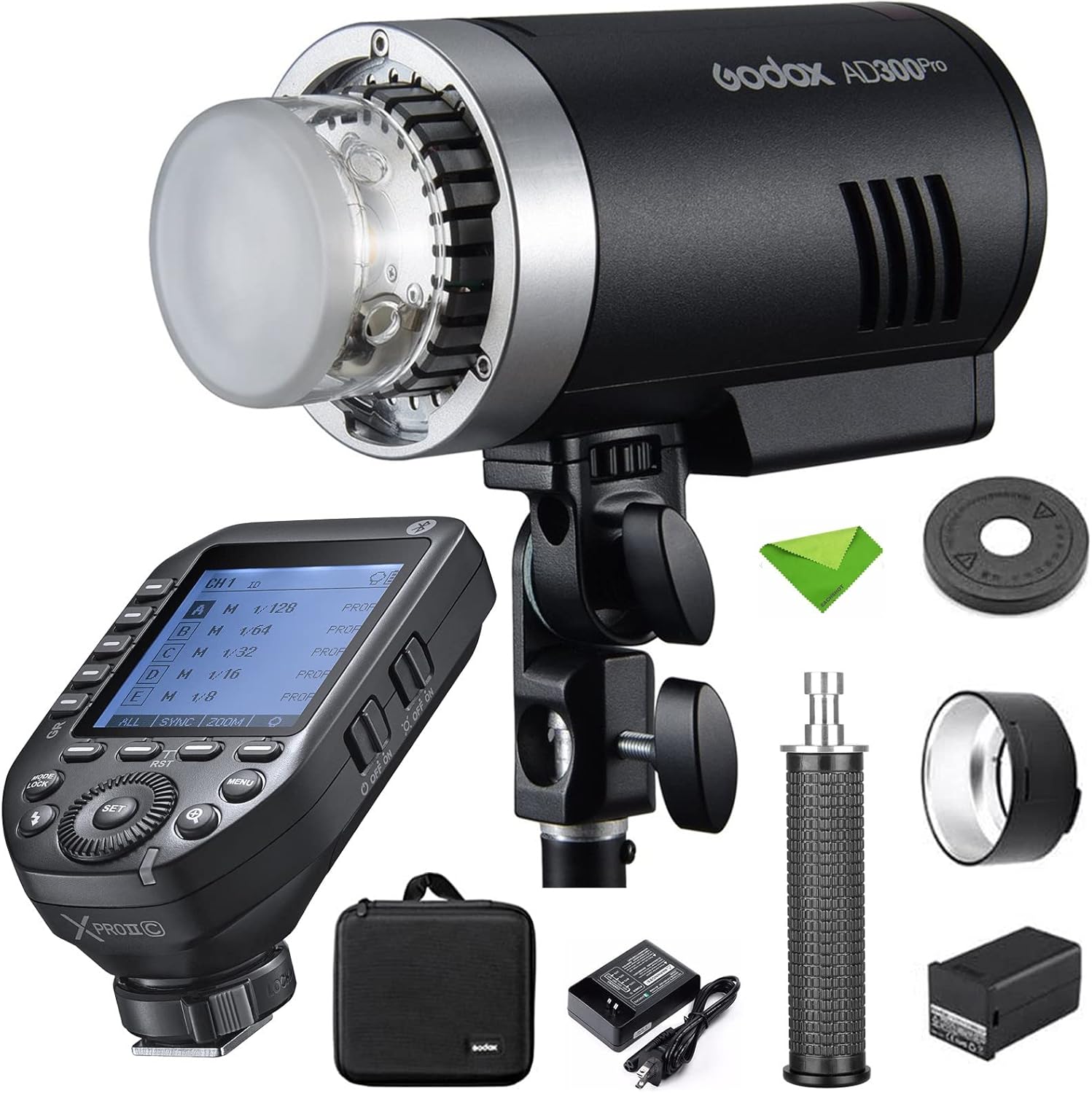 Amazon | GODOX AD300Pro 300W TTL 屋外フラッシュ XproII-C フラッシュトリガー付き Canon カメラ用、2.4G 1/8000s HSS ...