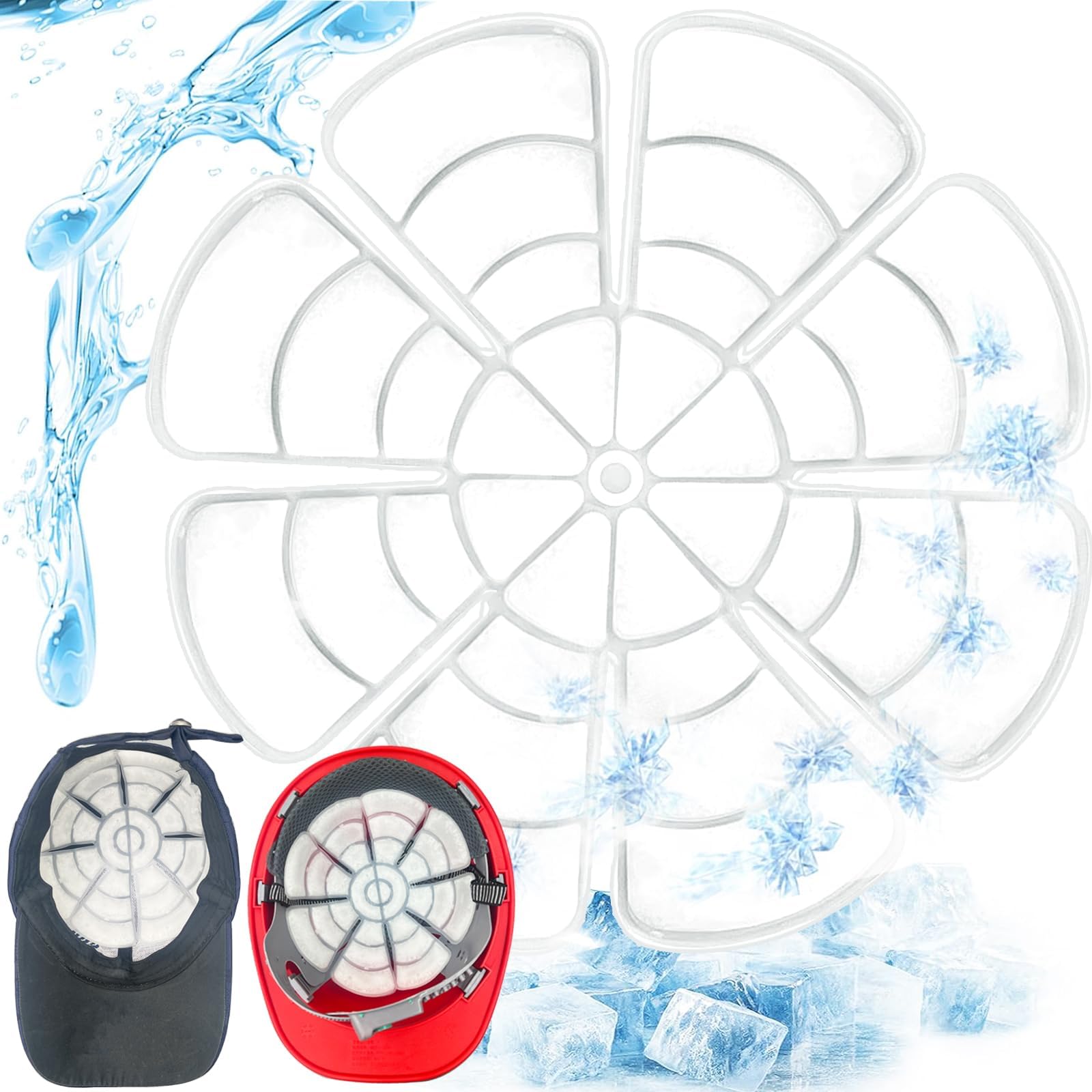 Amazon.com: Hat Ice Pack,Head Ice Pack Head Cool Hard Hat Cooling Heat ...