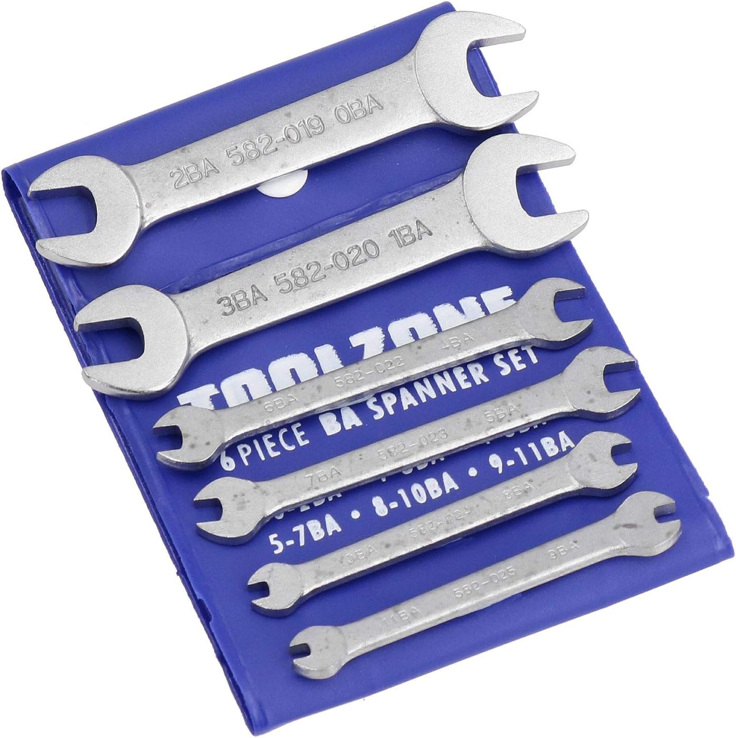 Toolzone NICE QUALITY 6PC BA OPEN ENDED SPANNER SET : Amazon.co.uk: DIY ...