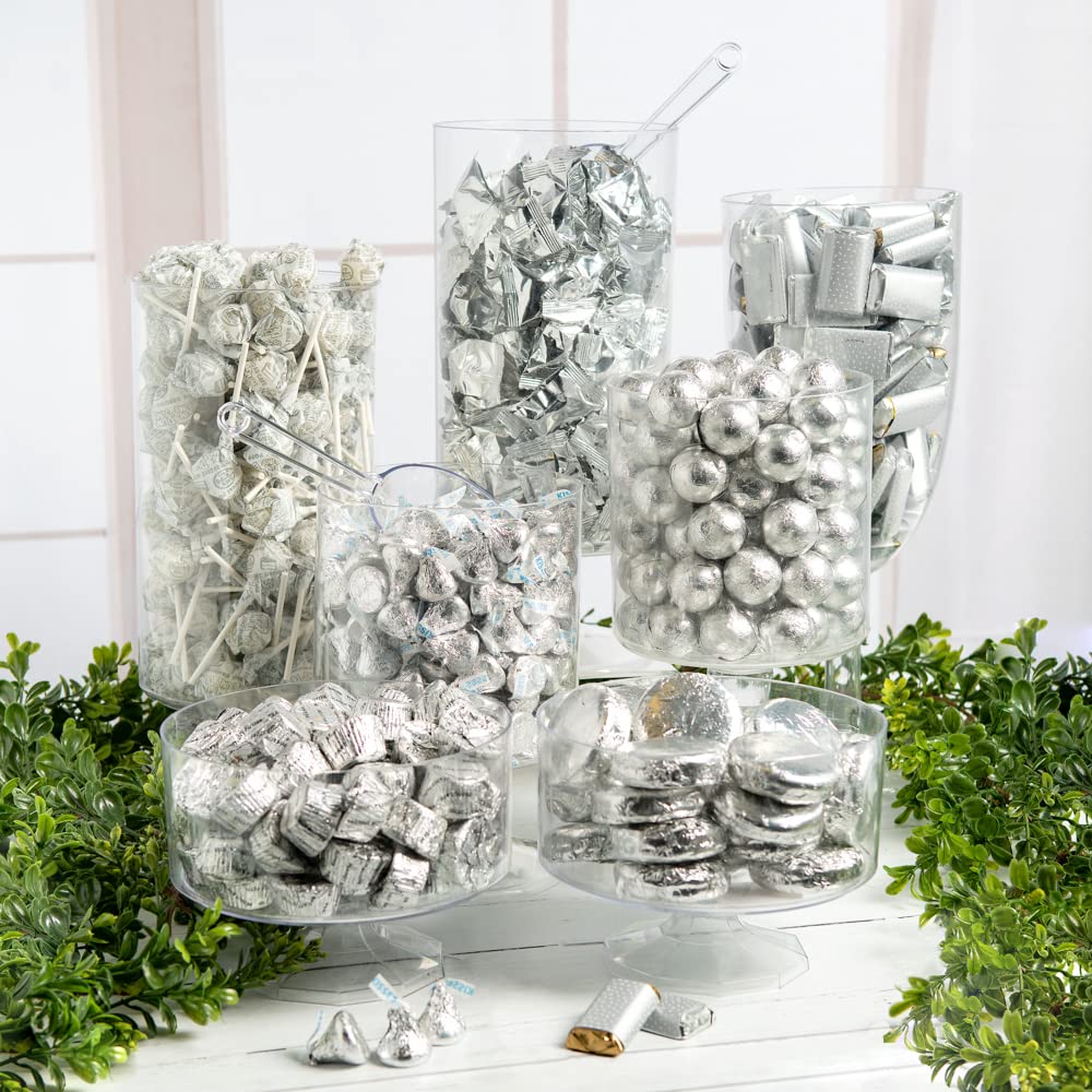 Amazon.com: Silver Candy Buffet Individually Wrapped Candies (Serves 24 ...