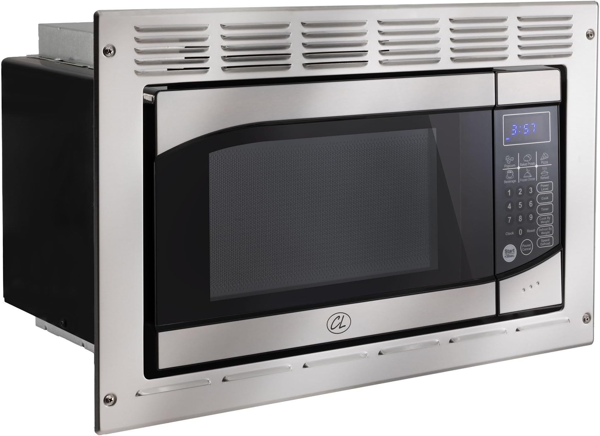 Amazon.com: RecPro Over the Range RV Microwave | .9 cubic ft Stainless ...