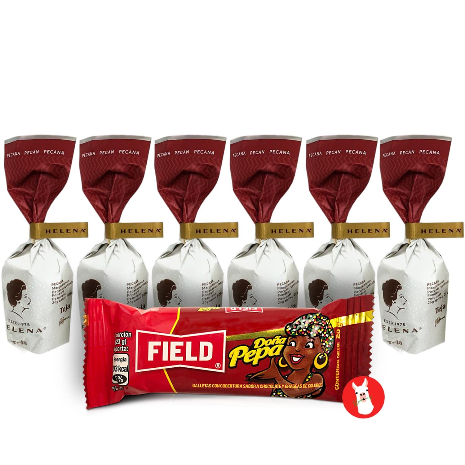 Amazon.com: Helena Teja Pecan 6 Box & Dona Pepa Cookie Combo | Favorito ...