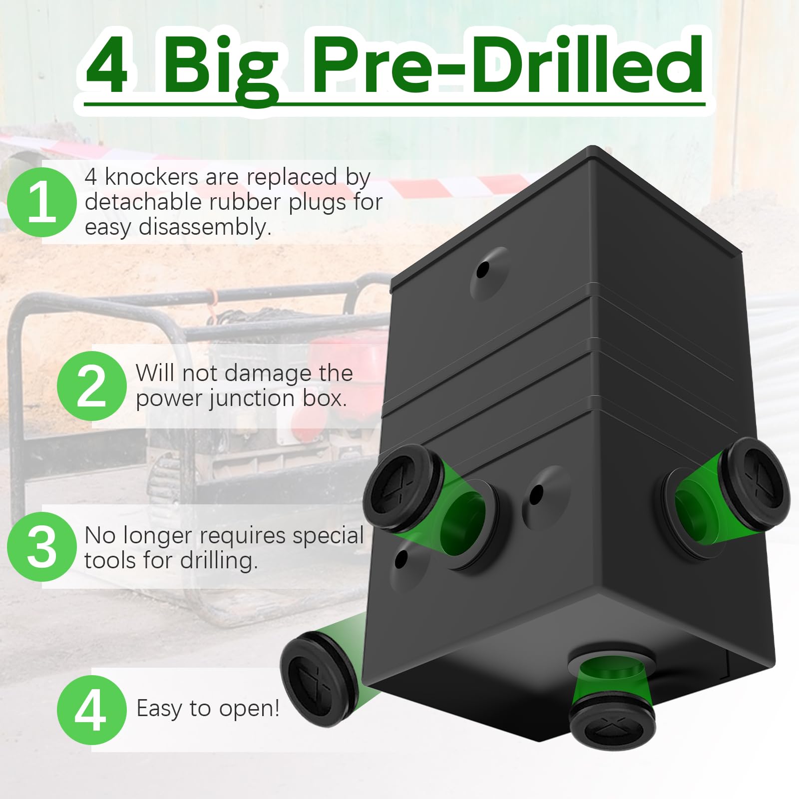 Snapklik.com : CoukouCover 30 Amp Generator Power Inlet Box, NEMA L14 ...