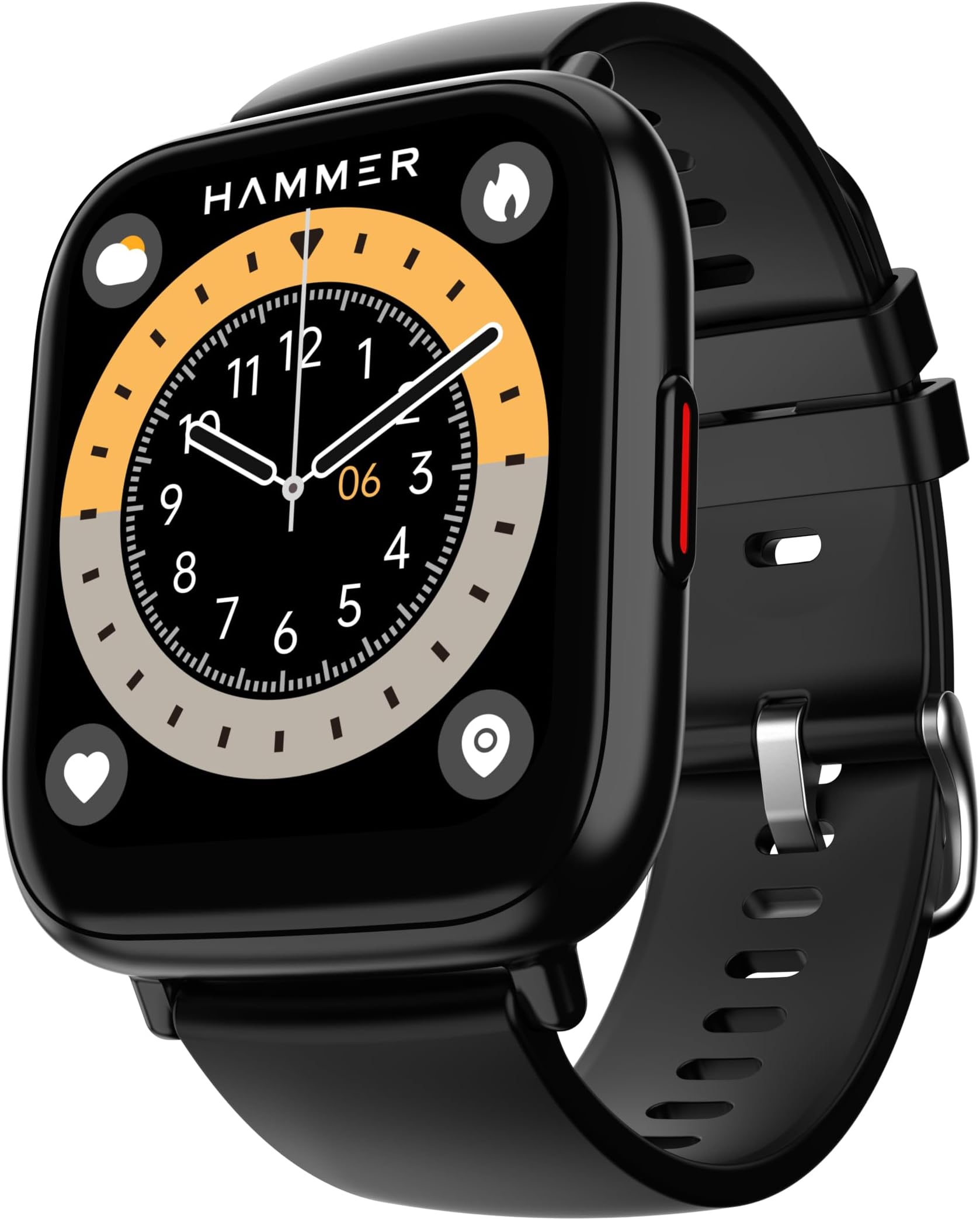 HAMMER Fit+ 1.85" Smart Watch for Men and Women with Built-in Games ...