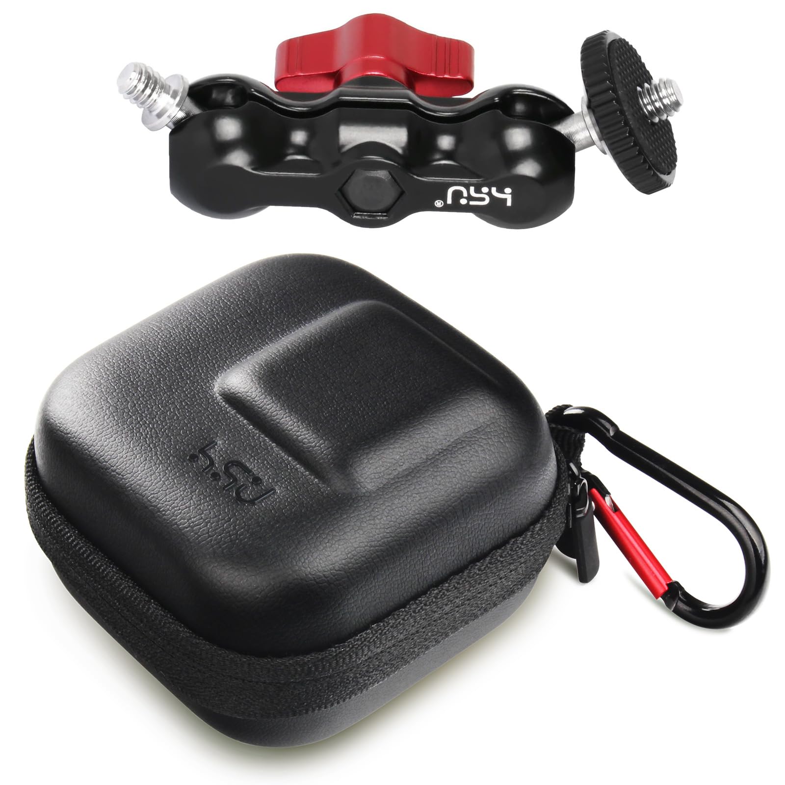 Amazon.com : HSU Mini Carrying Case and Magic Arm with Dual Ball Head ...