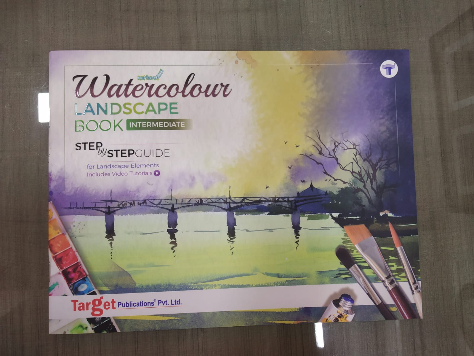 Buy Watercolour Landscape Painting Book for Artists |Colouring Book ...