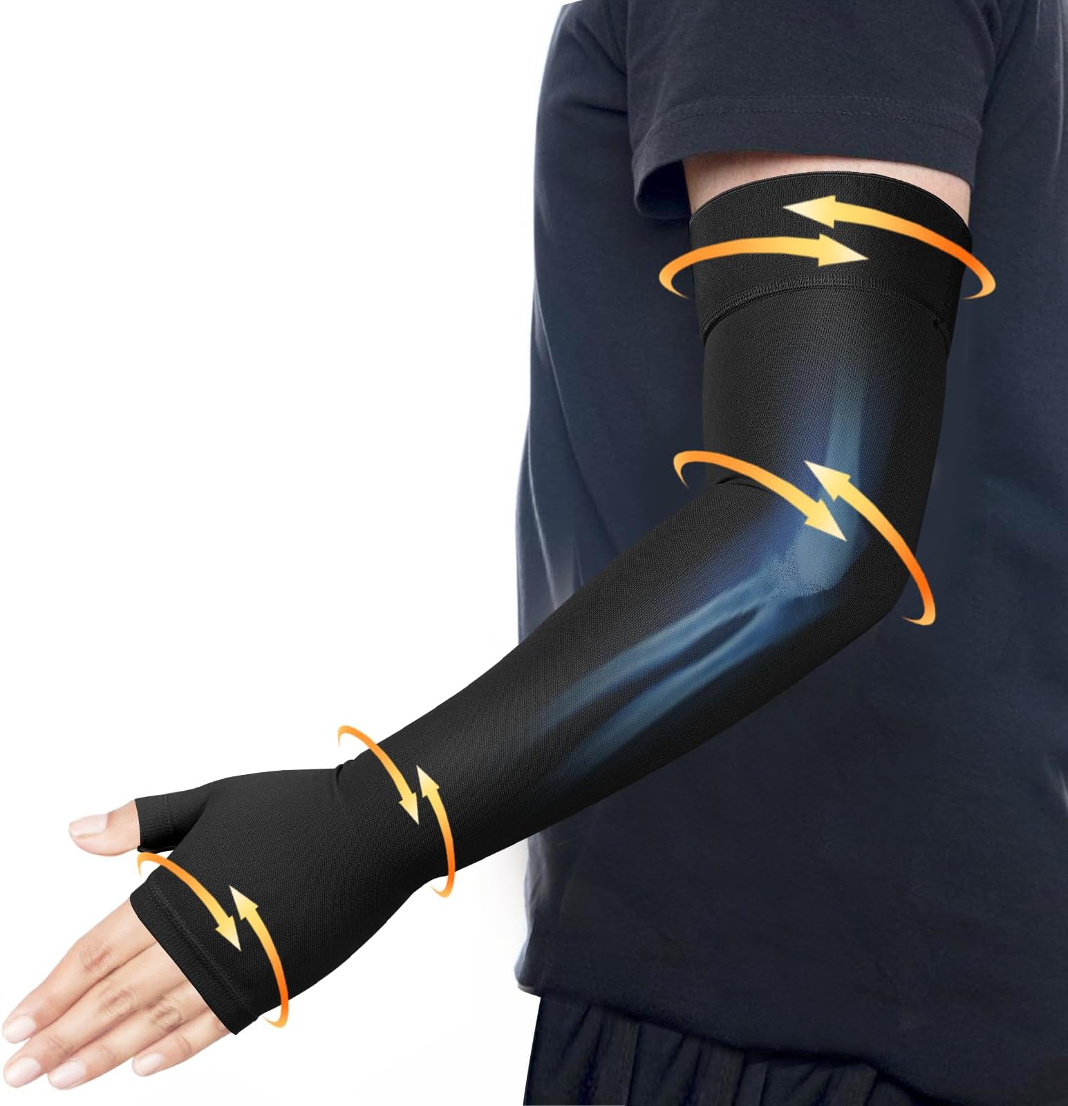 Amazon.com: Hiball Lymphedema Medical Compression Arm Sleeve with ...