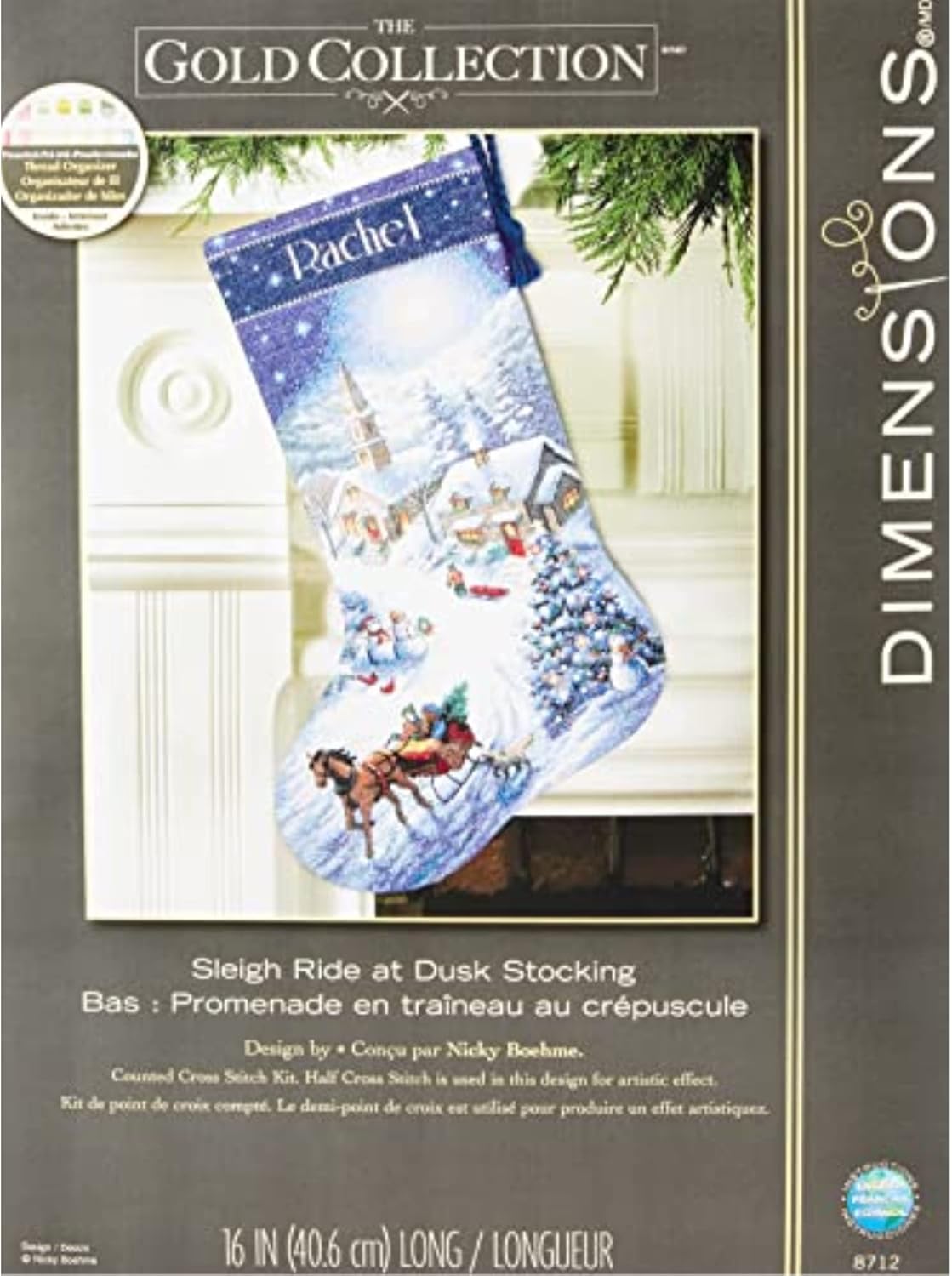 Amazon.com: Dimensions Counted Cross Stitch 'Ride at Dusk' Personalized ...