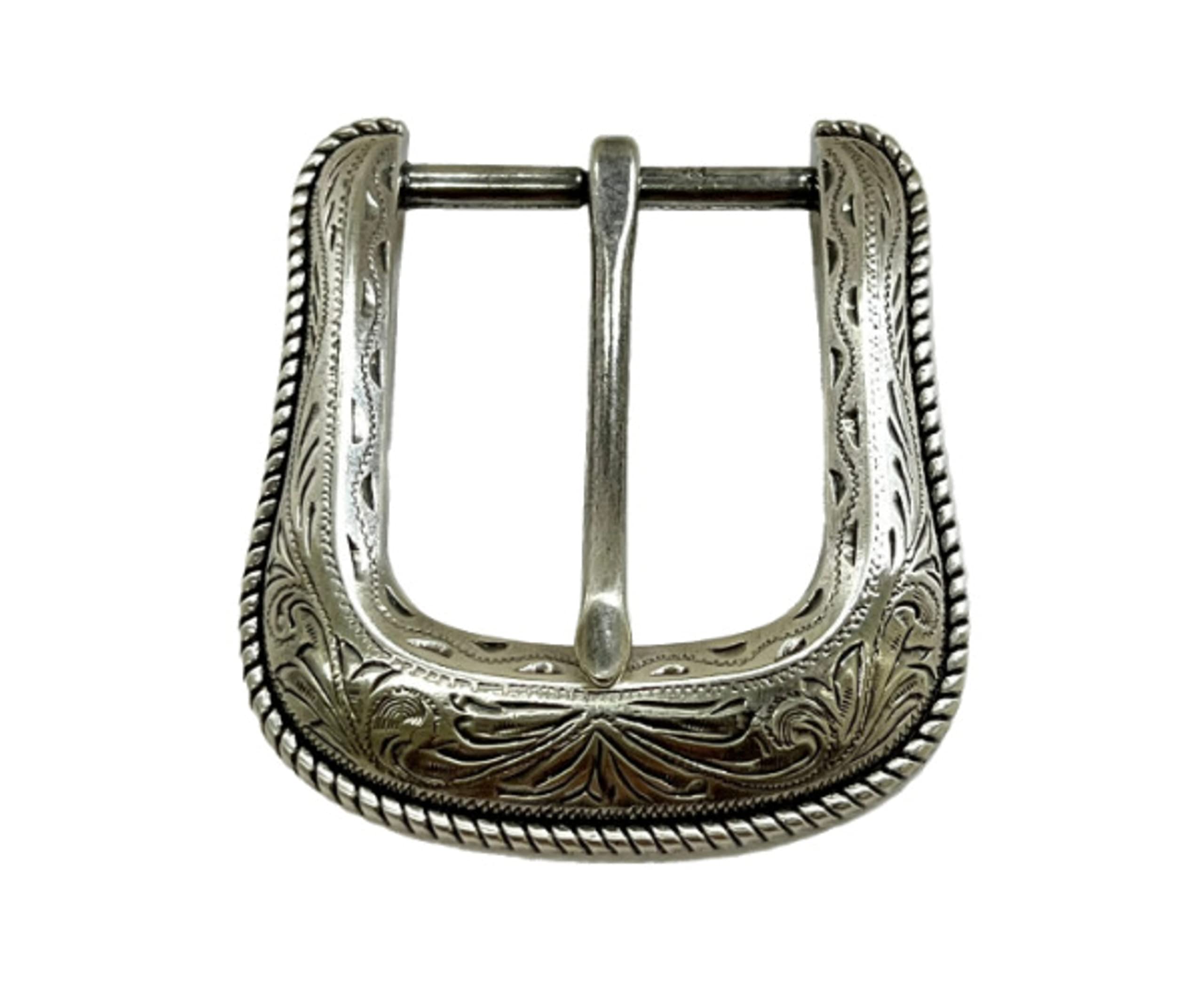 Amazon.com: Toxic Jungle Western Engraved Tooled Leather Belt Buckle 1 ...