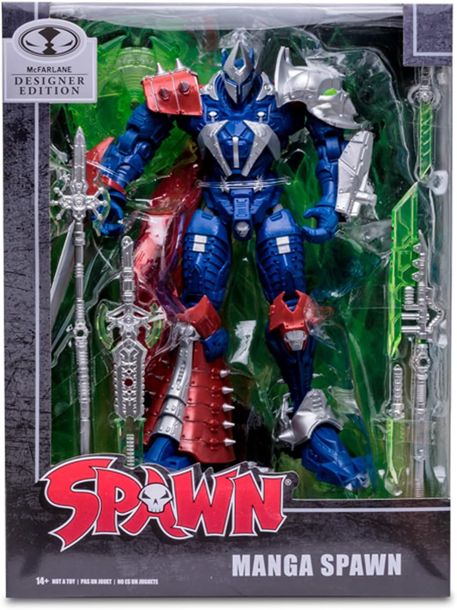 McFarlane Toys, Spawn Comic Manga Spawn Mega Figure with 22 Moving ...