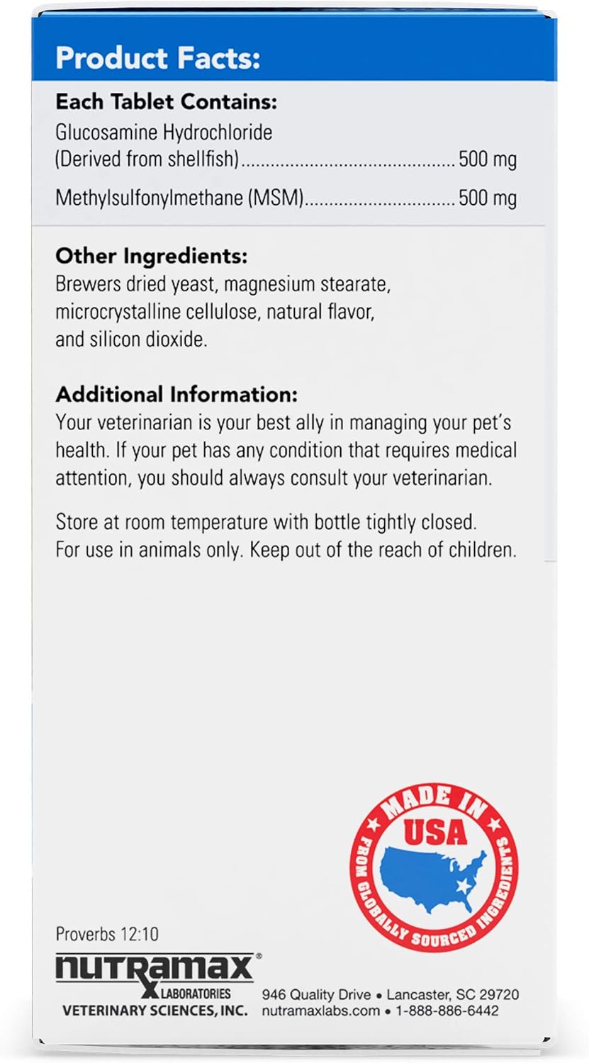 Nutramax Cosequin Suplemento de salud articular de fuerza estándar para perros, con glucosamina ...