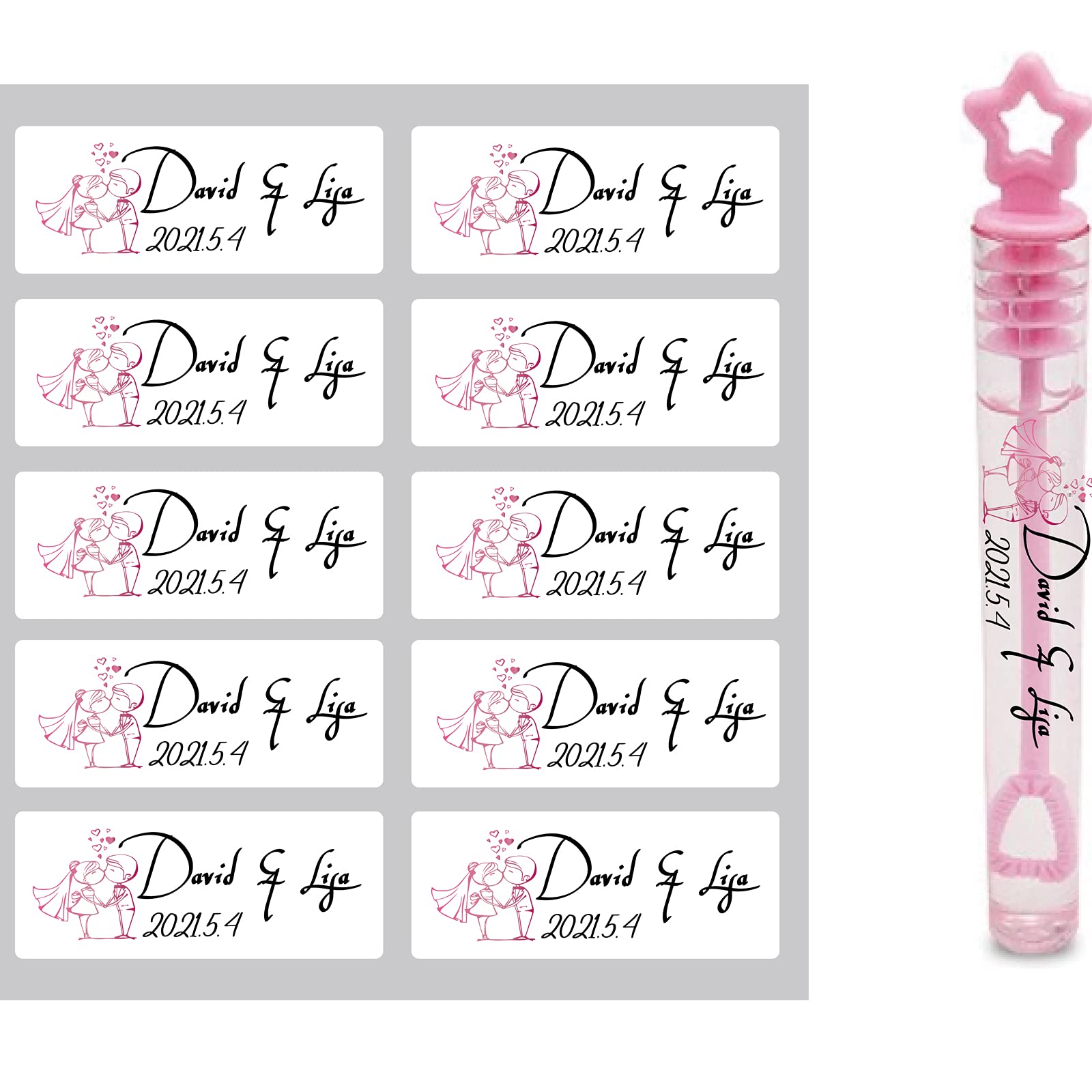 Wedding Bubble Tags Template DIY Wedding Sparklers & Free Printable