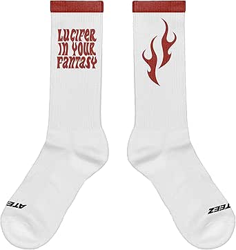 Amazon.com: ATEEZ Official Tour Merch Socks Red : Clothing, Shoes & Jewelry